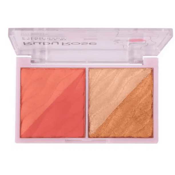 Paleta De Blush Iluminador Rubor Ruby Rose Passion En Polvo HB-7533-G1 ...