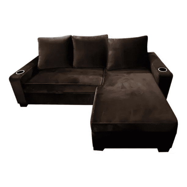 SALA COMODA MODERNA JUVENIL COLOR MARRON OSCURO MELODY. R21 Muebles ...