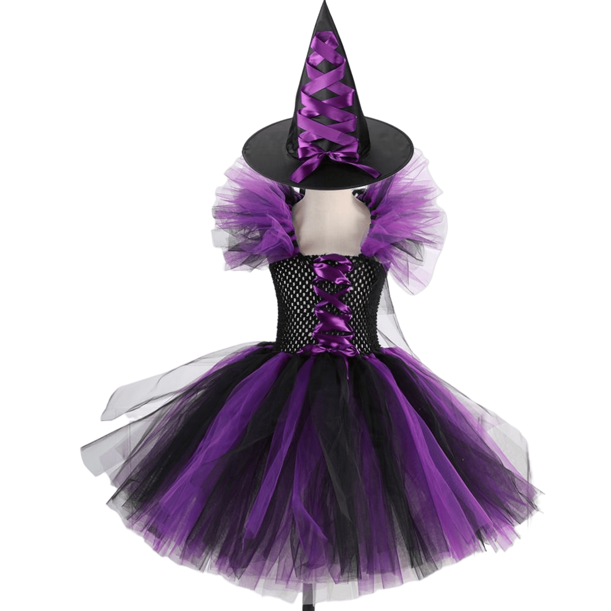 Disfraz De Bruja De Halloween Para Niñas Traje De Carnaval Para Niños