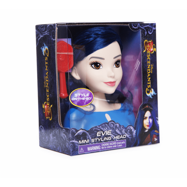 Disney Descendants Evie Mini Styling Head Toy con cepillo Nuevo con ...