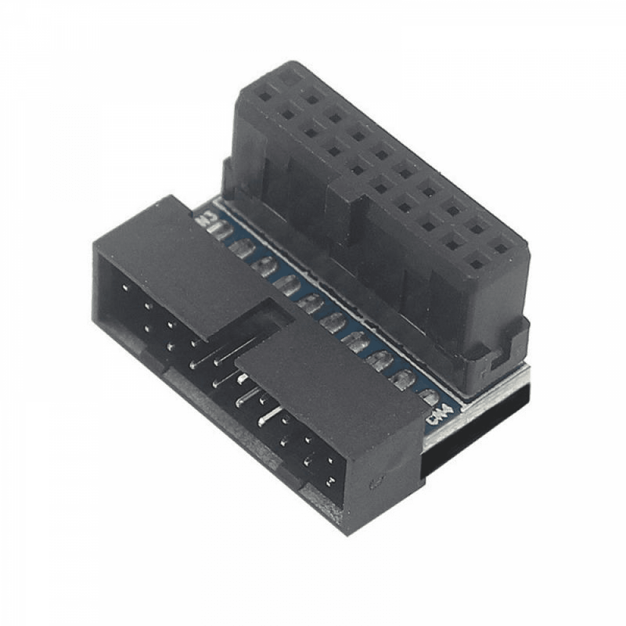 Desktop ordenador placa base USB3.0 19P 20P adaptador vertical plug-in ...