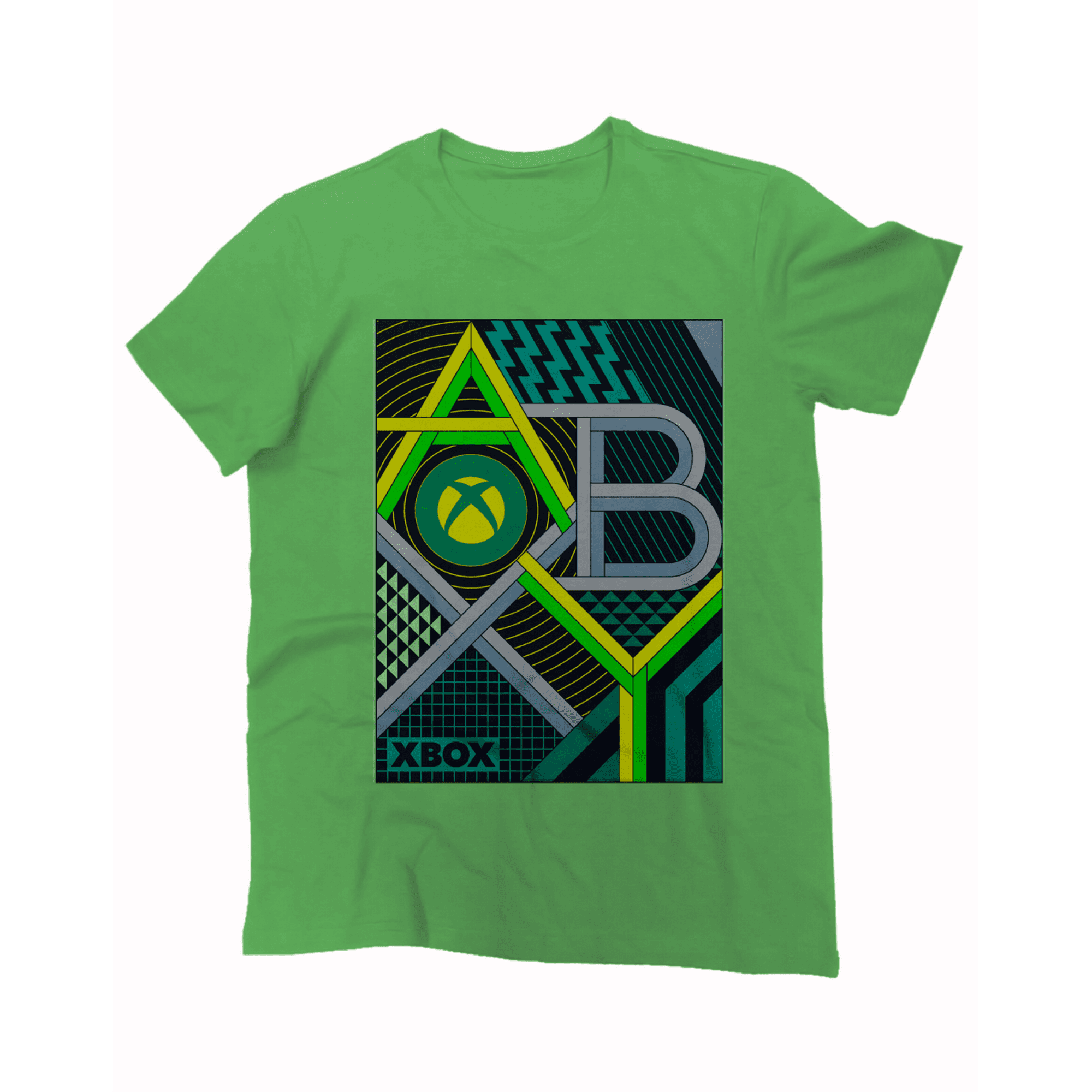 Playera para Hombre de Xbox, ABXY, Green Sesame, Talla CH Apparel ...