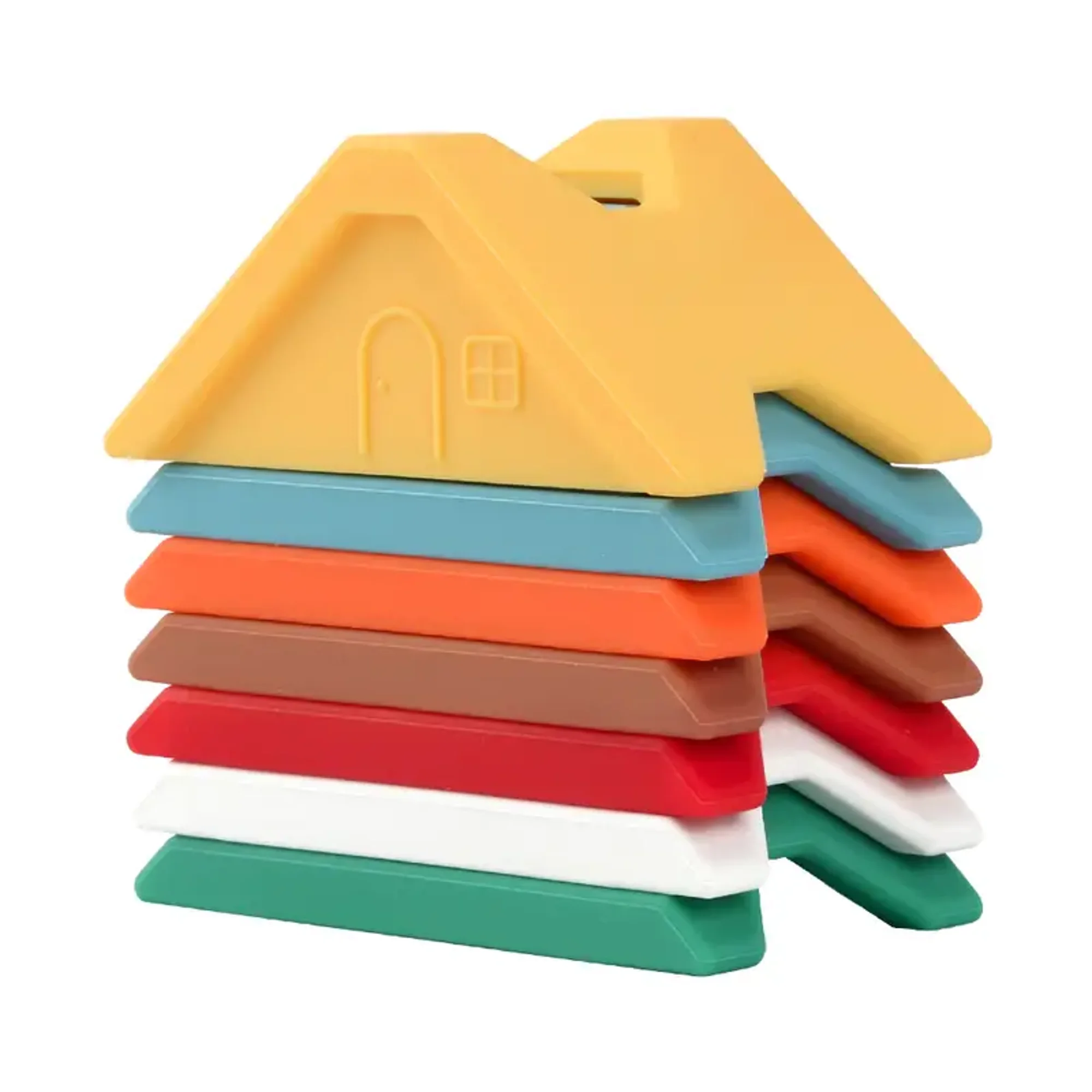 Silicone Building Block, Baby Educational Montessori Toy, Toddler ...