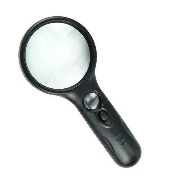 Lupa iluminada, lupa 3X-45X con luz LED, ideal para lectura, joyería ...