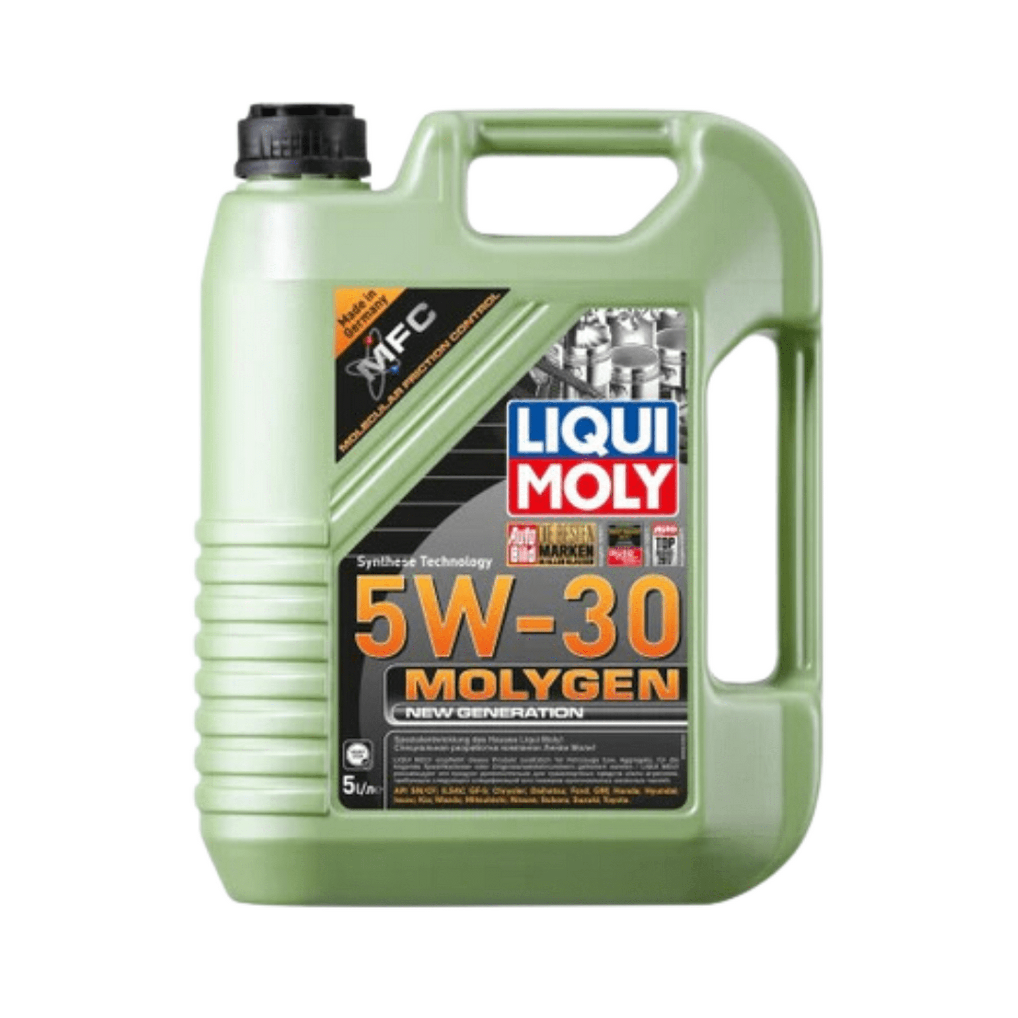 Aceite para motores 5W30 Liqui Moly Molygen New Generation de 5 Litros ...
