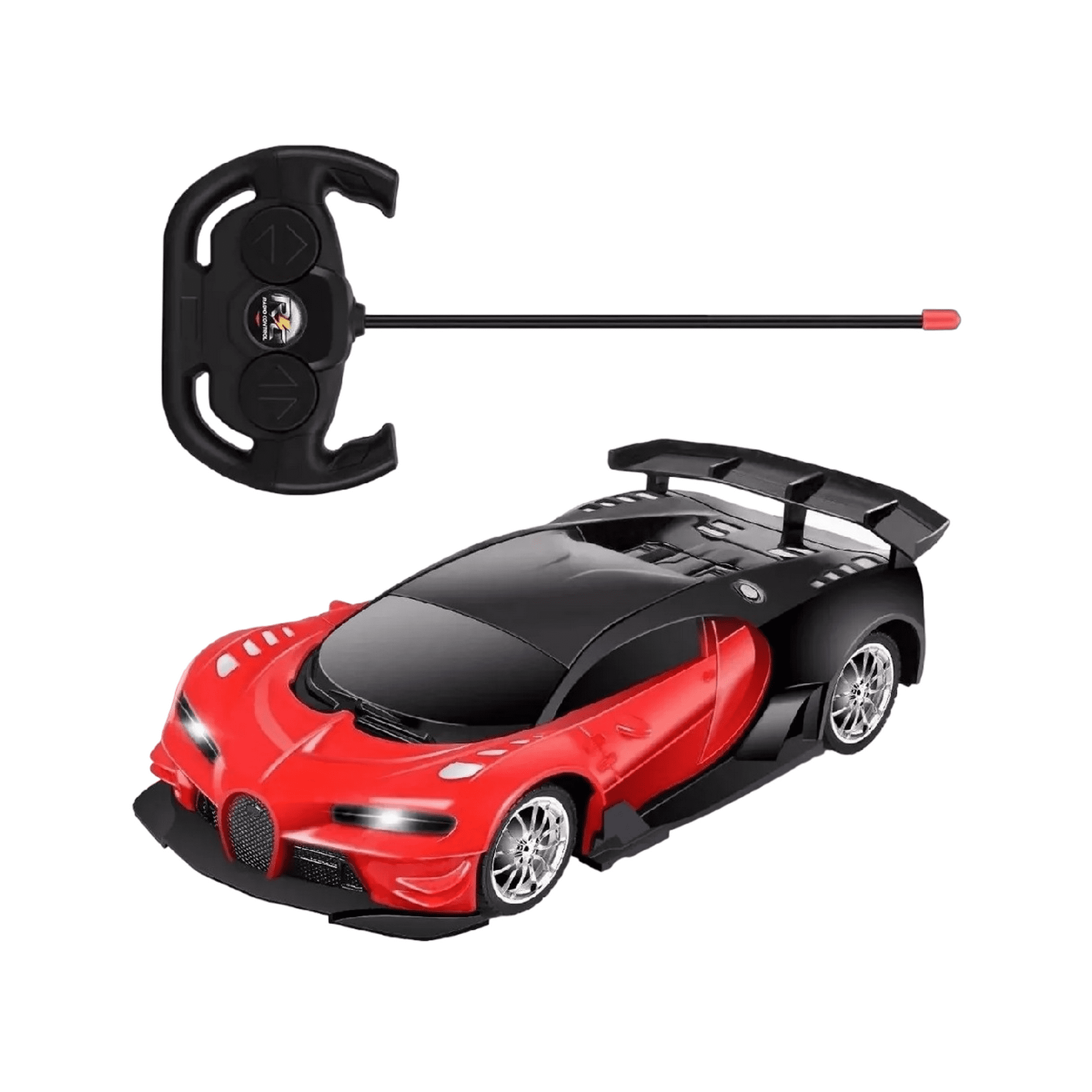 Coche Control Remoto Con Luz Recargable Carro Rojo Lab.G Coche Control ...