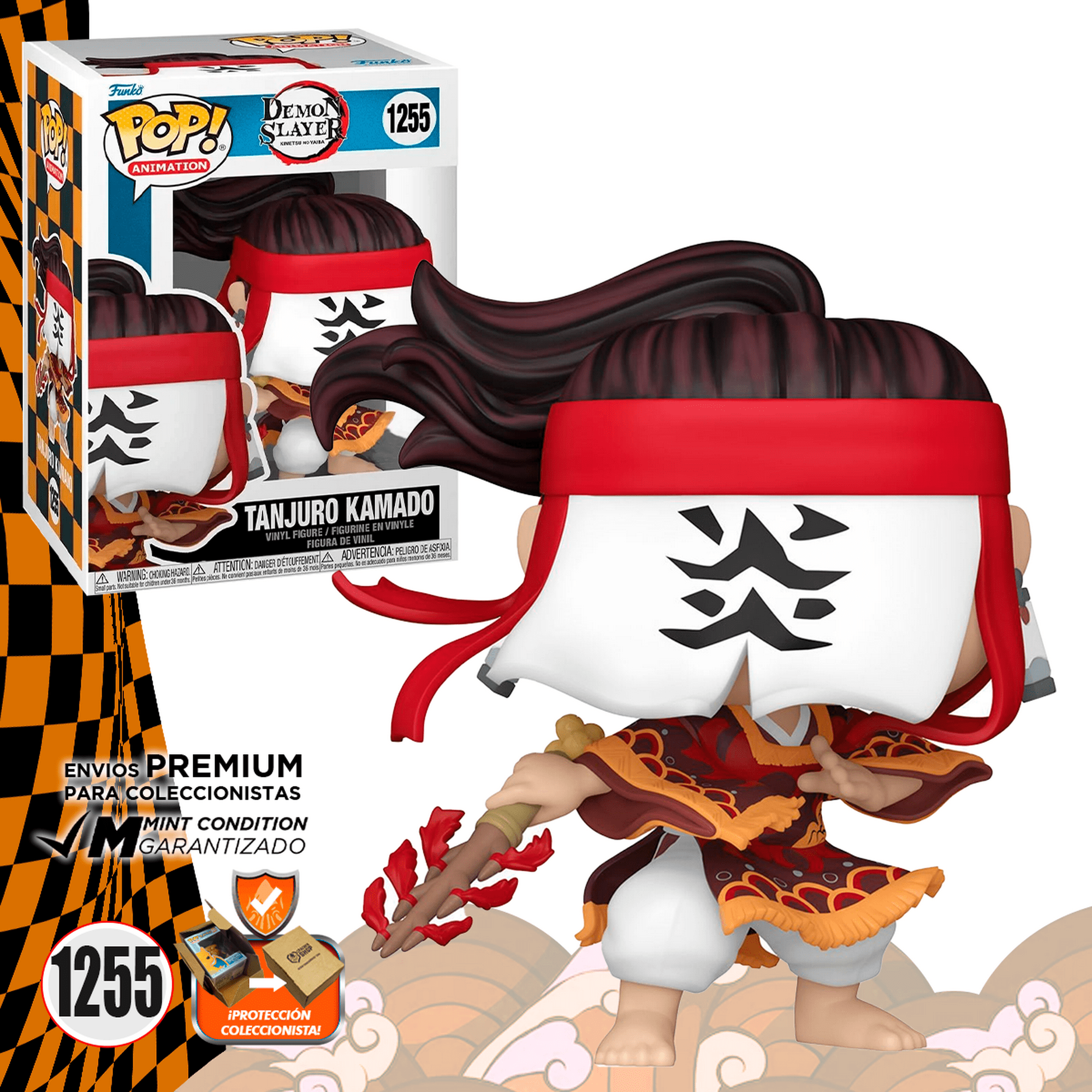 Funko Pop Tanjuro Kamado #1255 Demon Slayer Anime Original Funko ...