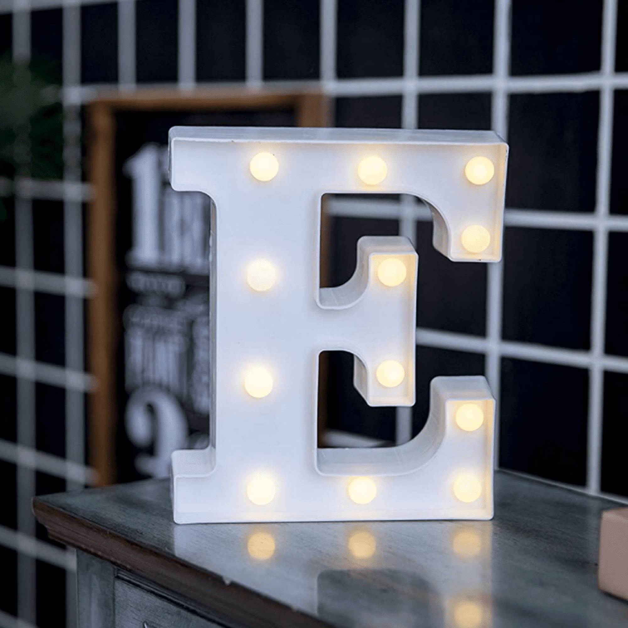 Letras Luminosas Led /22cm / Lampara Decorativa / Abecedario / LETRA E ...