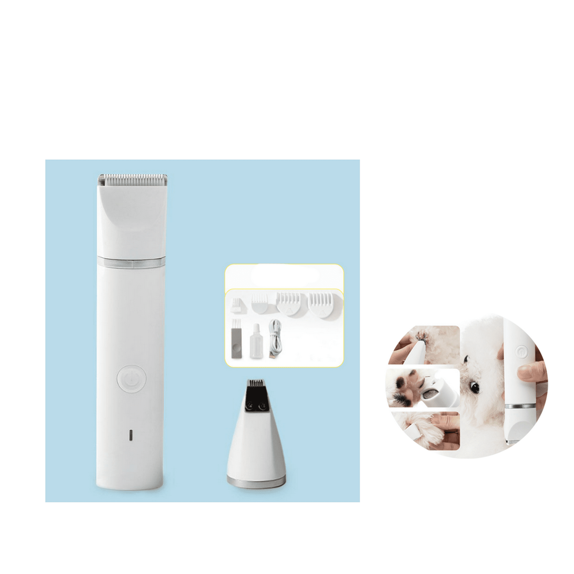 Afeitadora para mascotas corte eléctrico para perros Push Push Push ...