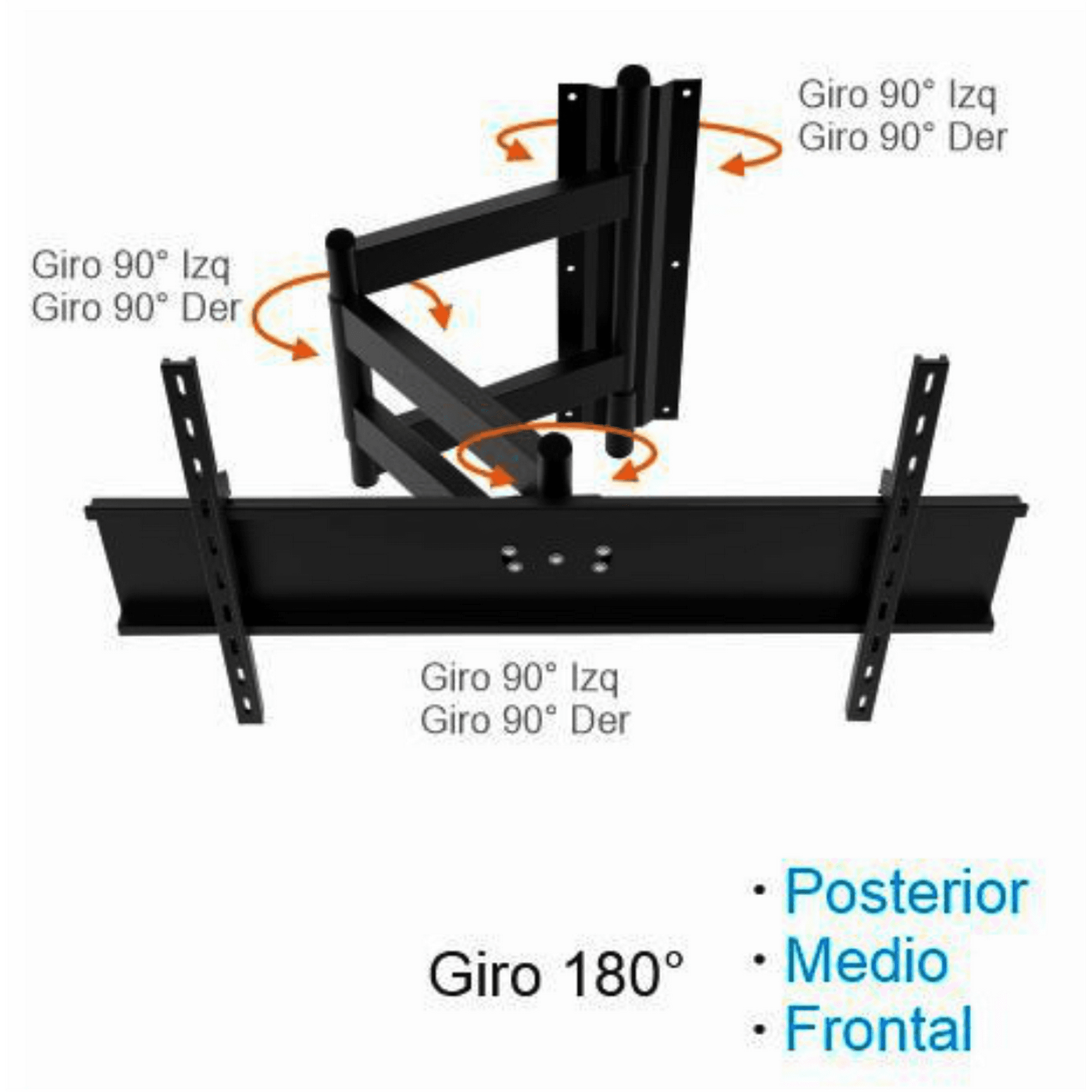 Soporte Para Tv Articulado Cronos Aries De 40 A 75 Pulgadas soportes ...