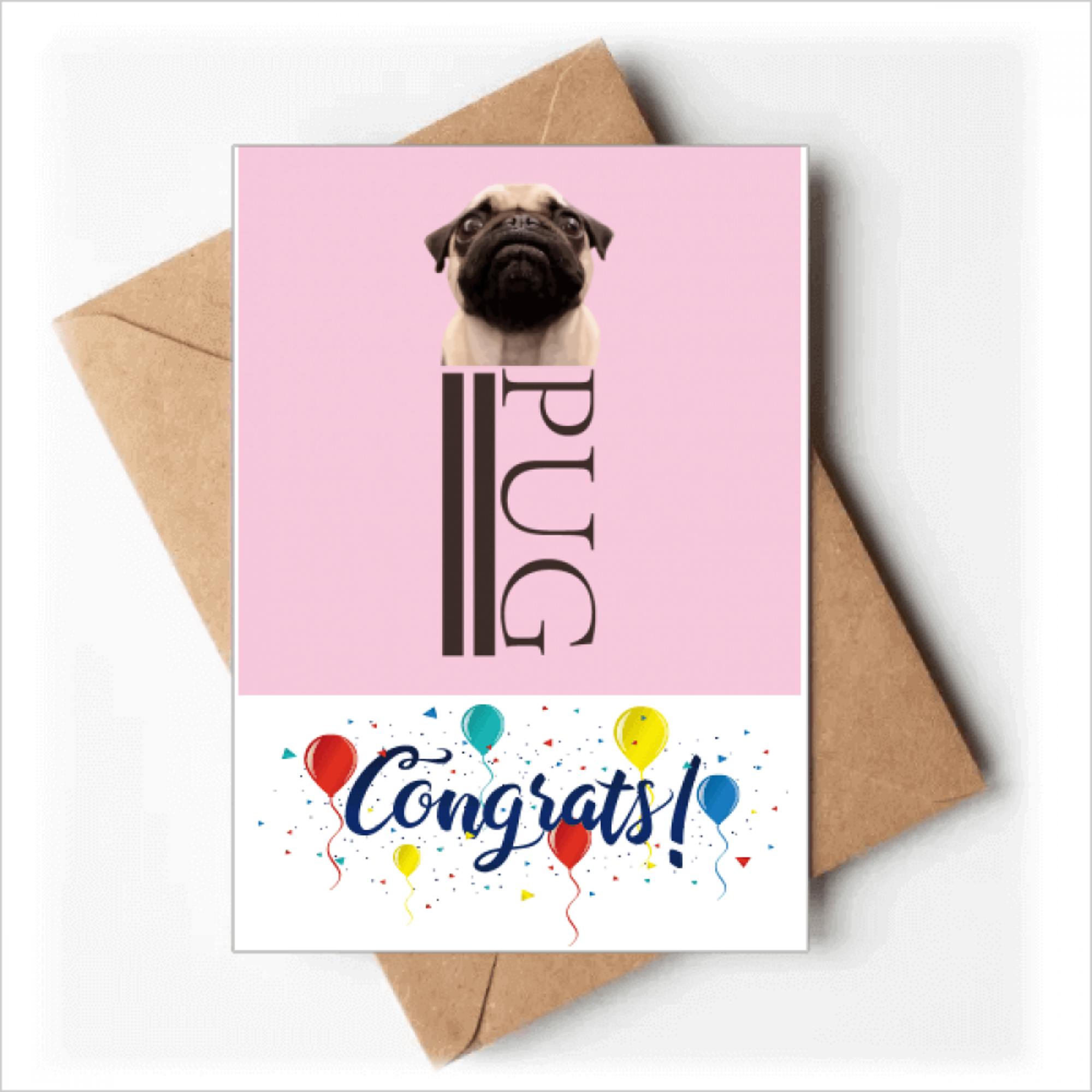 Barbilla animal Sobre de la Carta de felicitación de la tarjeta de matrimonio Unbranded ...