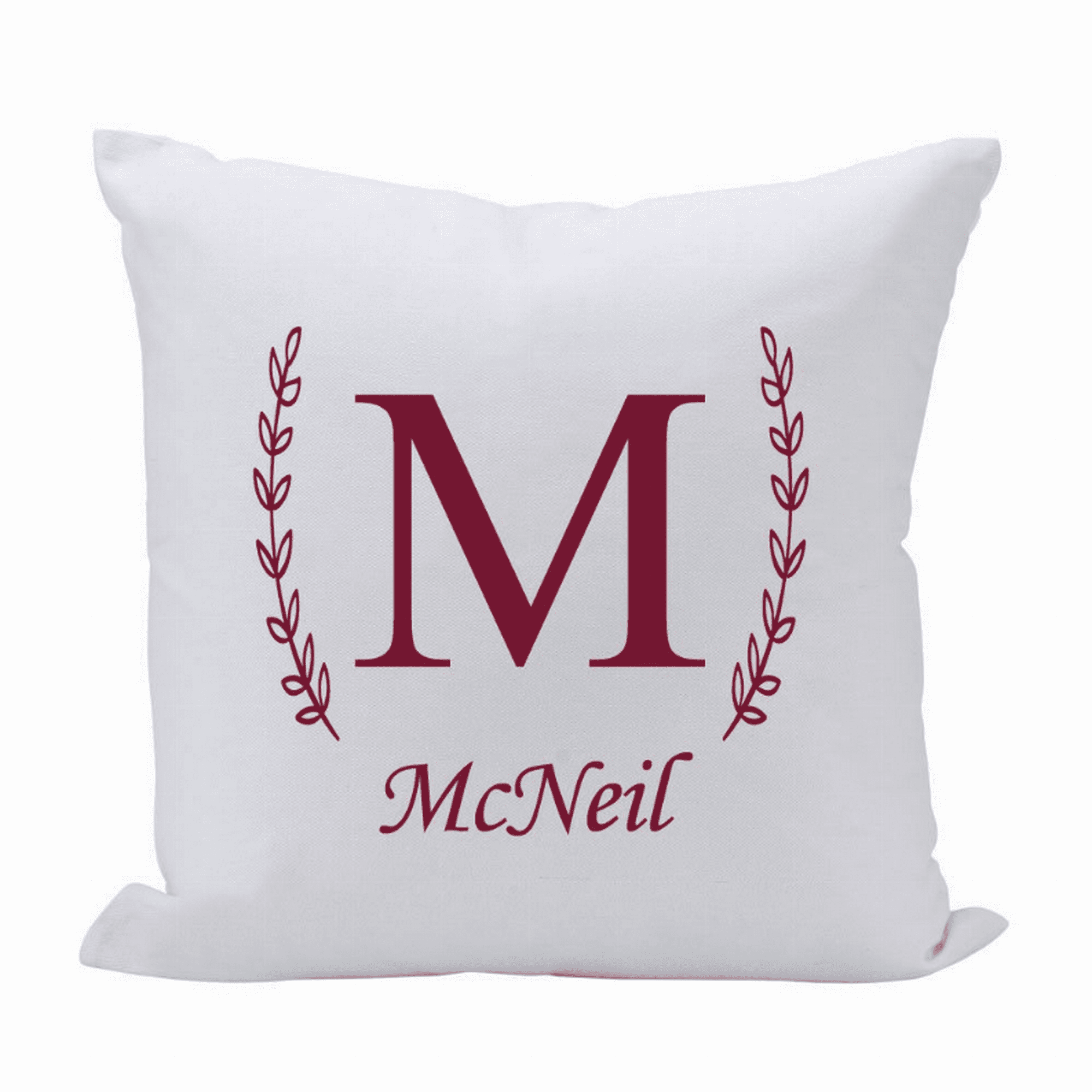 Almohada 16X16 Letra Única/Apellido | Walmart en línea