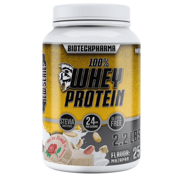 BIOTECKPHARMA| 100% Whey Protein sabor Mazapan de 2.2lbs| 24 grs de ...