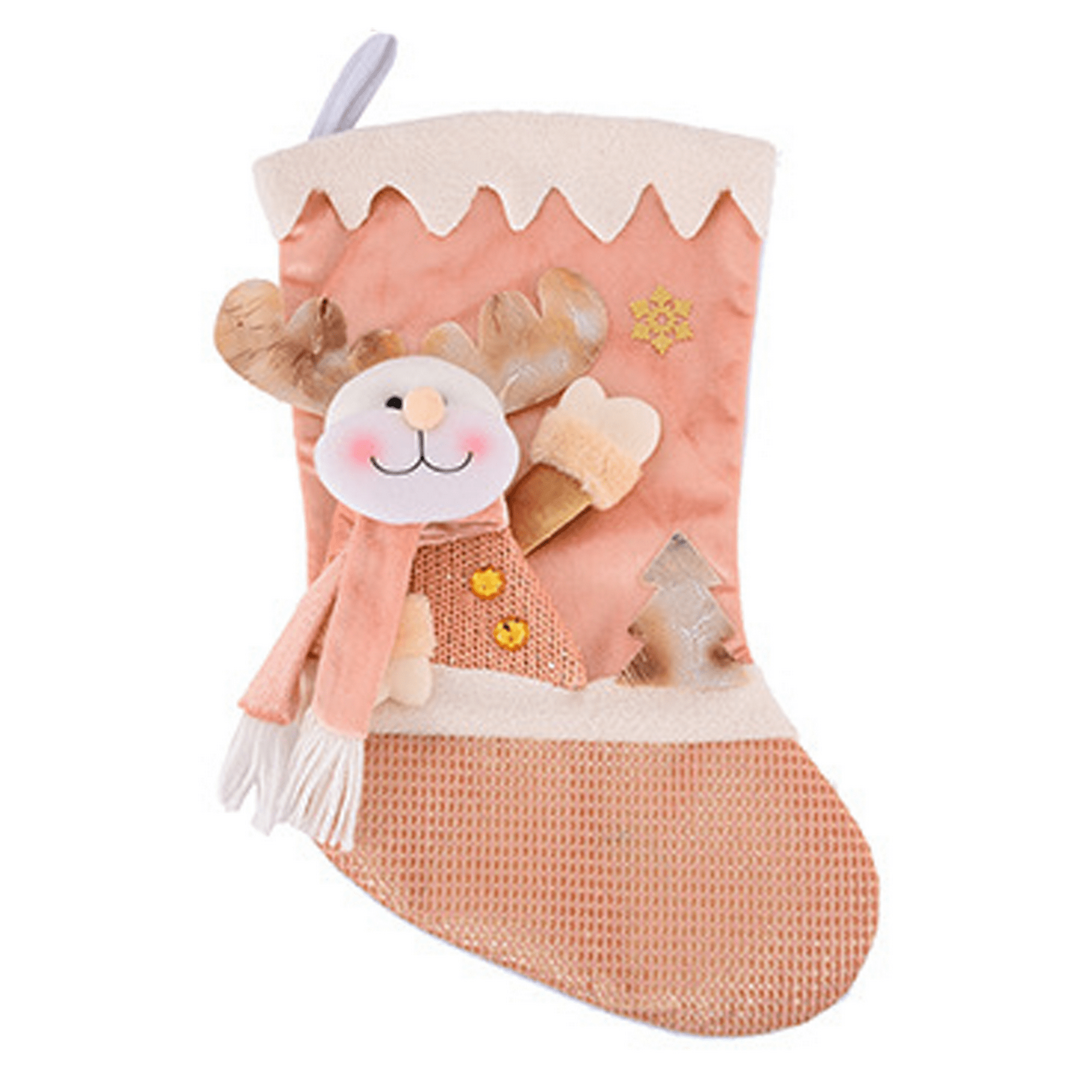 Calcetín navideño de invierno, elemento navideño para la fiesta de ...