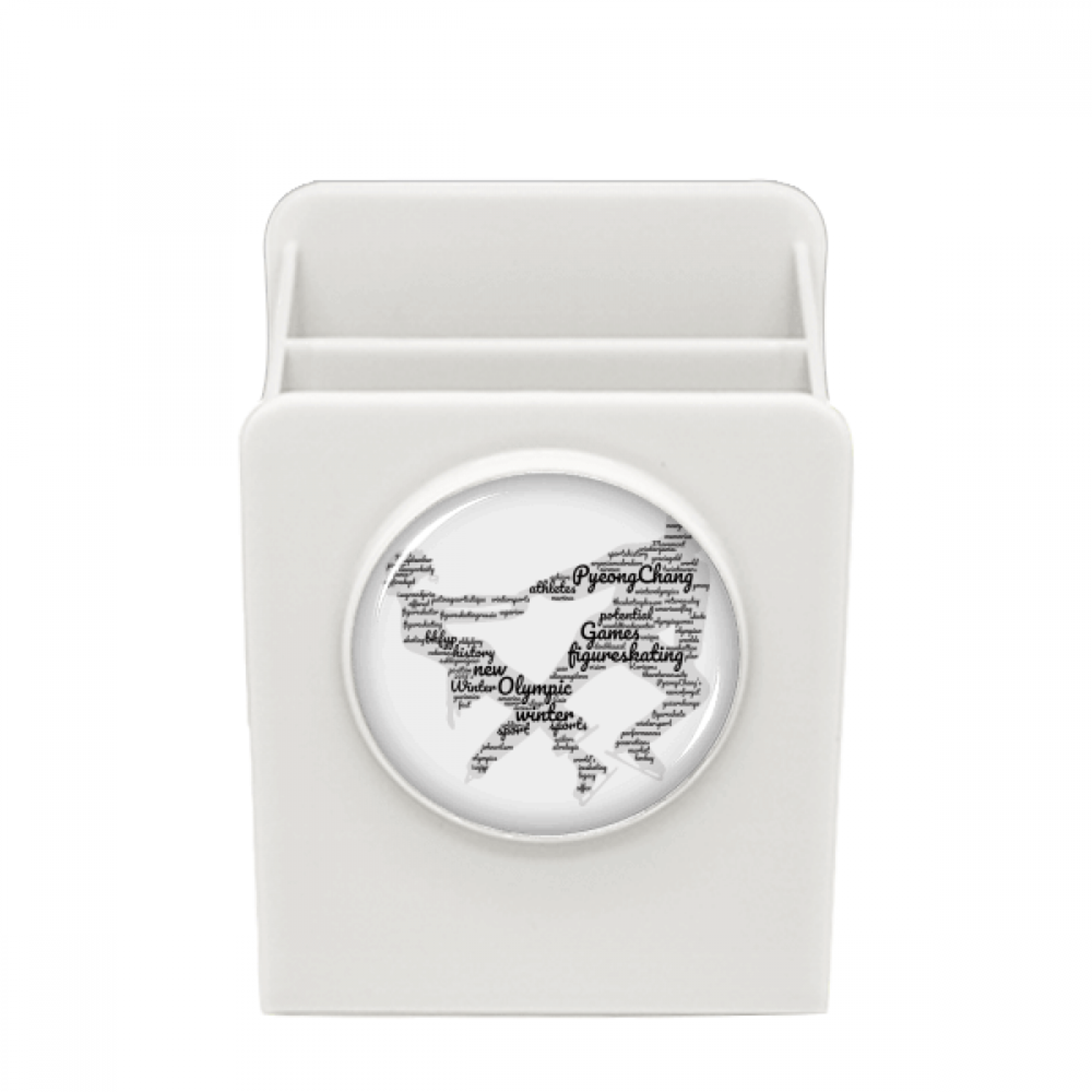 Juegos Olímpicos de invierno Patinaje * wordcloud doble Estuche de ...