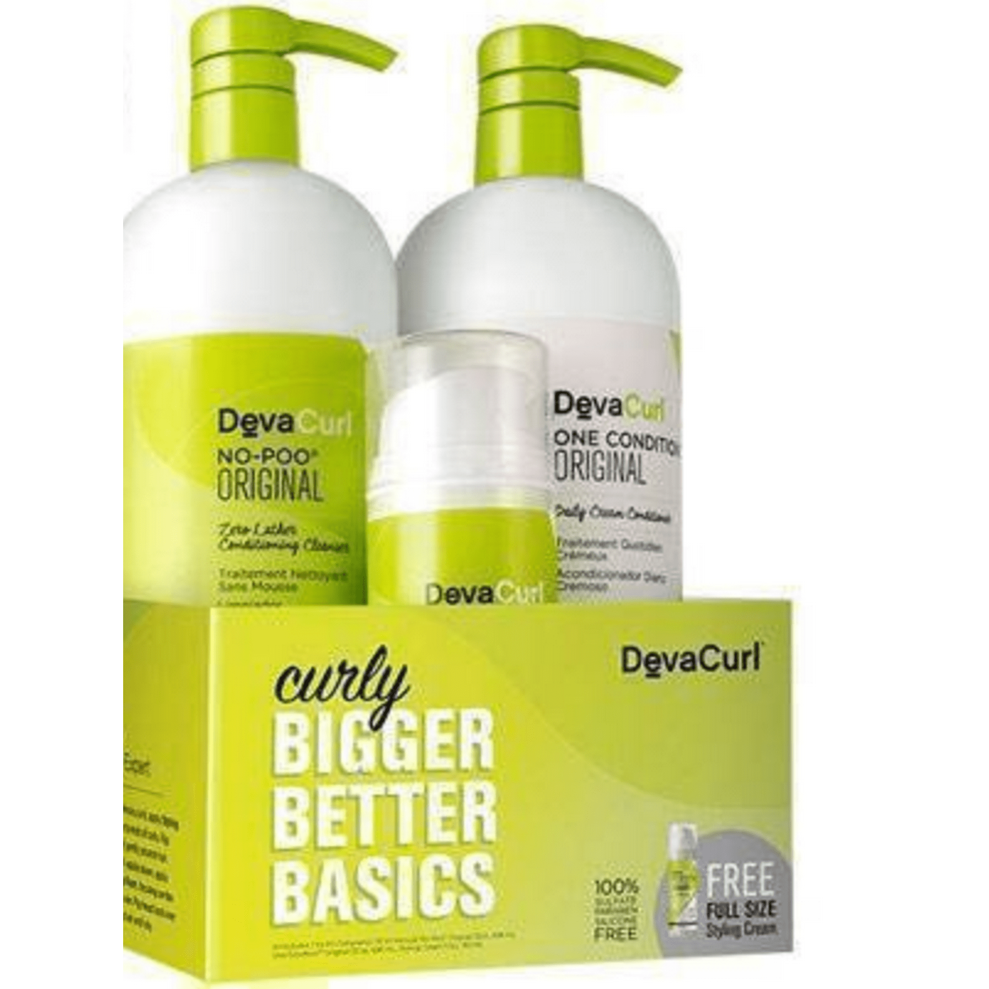 ($120 Value) Devacurl Bigger Better Basics for Super Curly Hair Gift ...