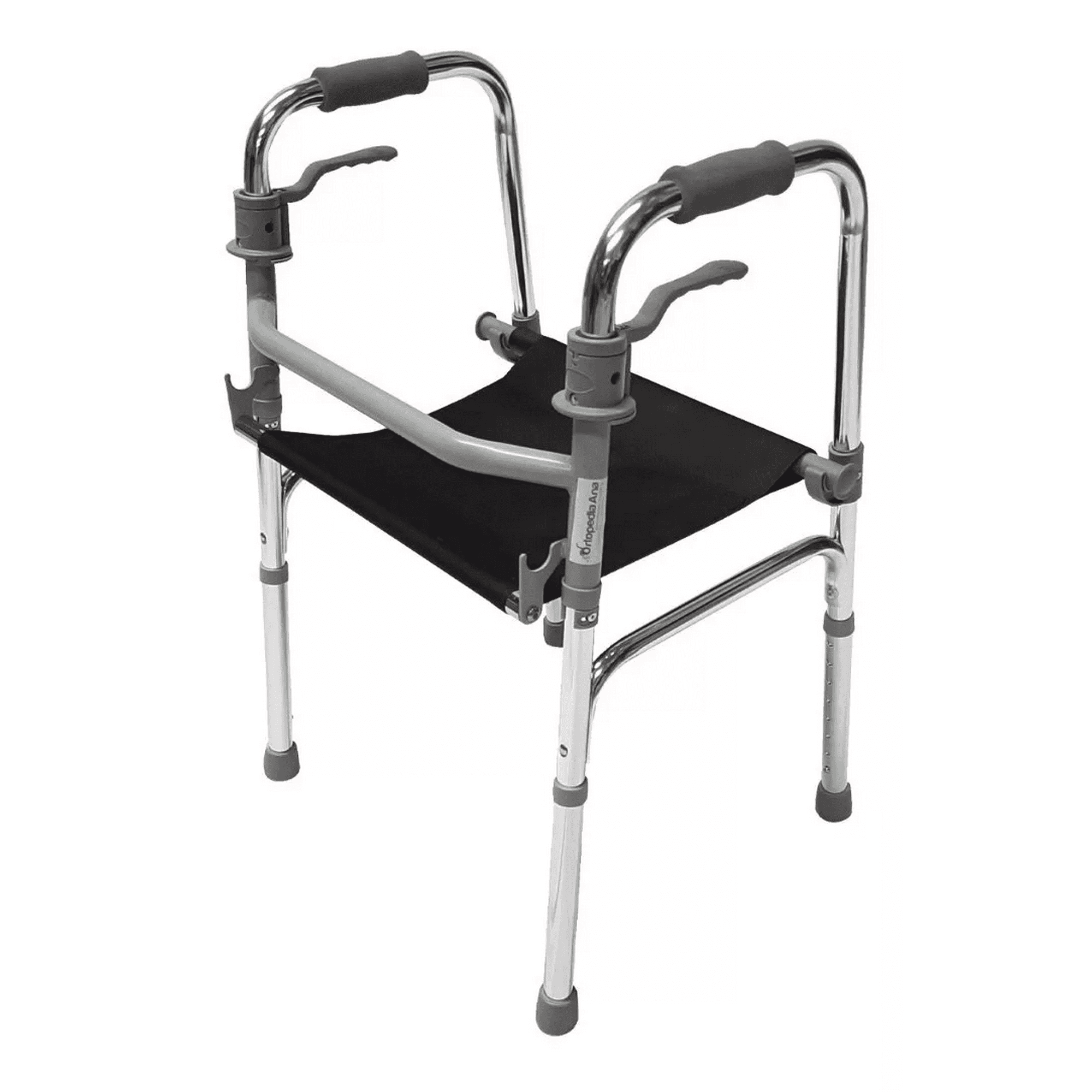 Andadera con Asiento de Lona | Estructura de Acero, Altura Ajustable ...