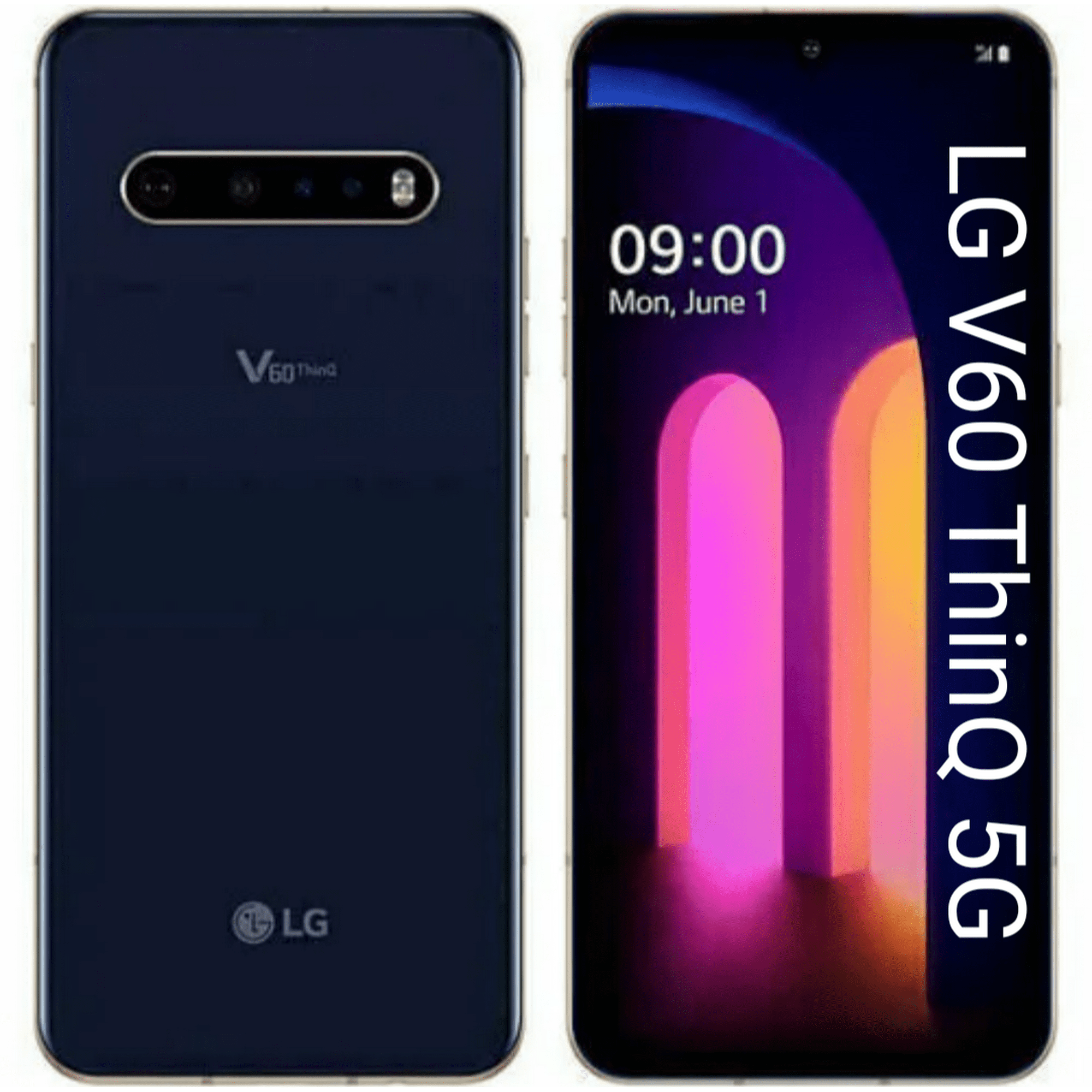LG V60 ThinQ 5G 128 Gb Classy Blue 8 Gb Ram LG Lg V60 ThinQ | Walmart ...