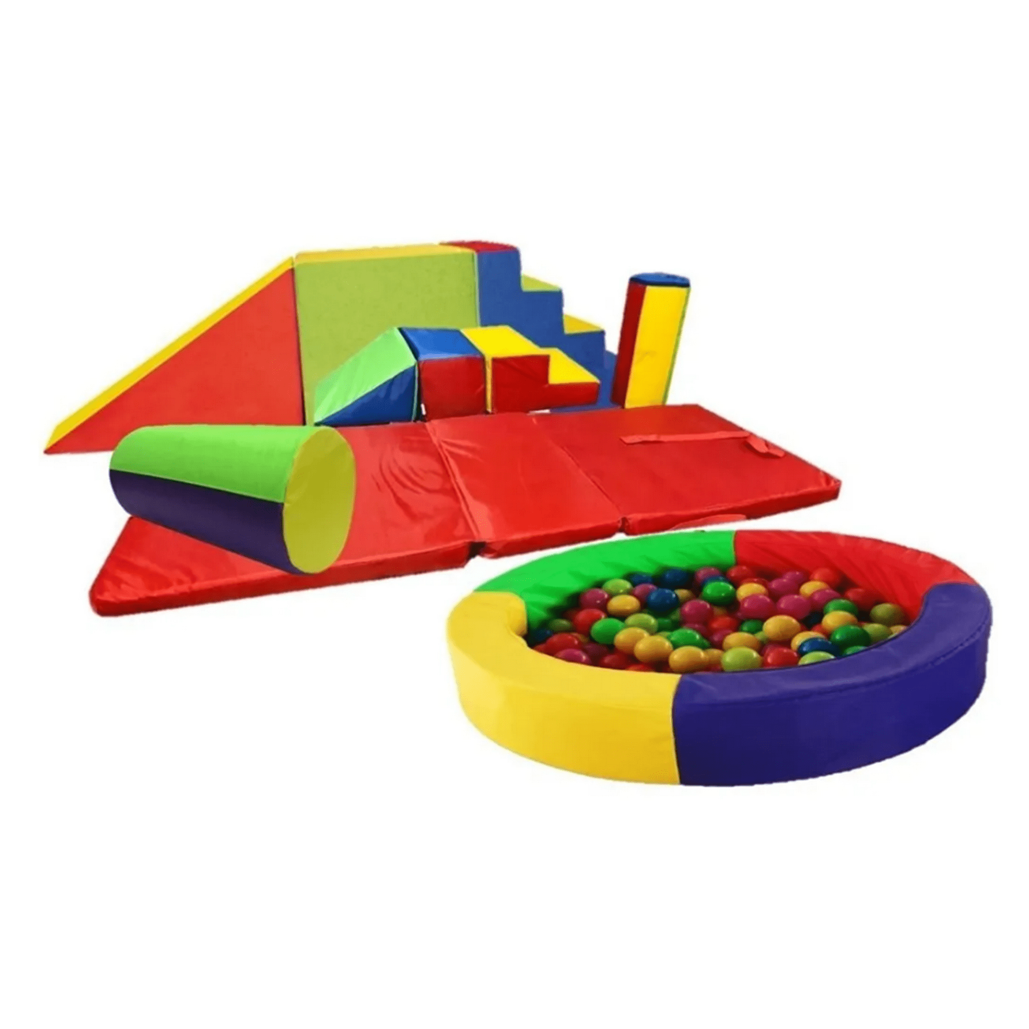 Kit De Estimulación Temprana 9 Piezas + Alberca De Pelotas ALABIO A LA ...