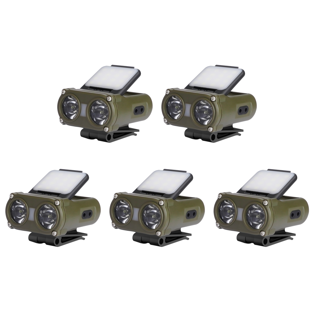 Linterna frontal de inducción LED de 1200 mAh 700 LM TYPE-C recargable ...