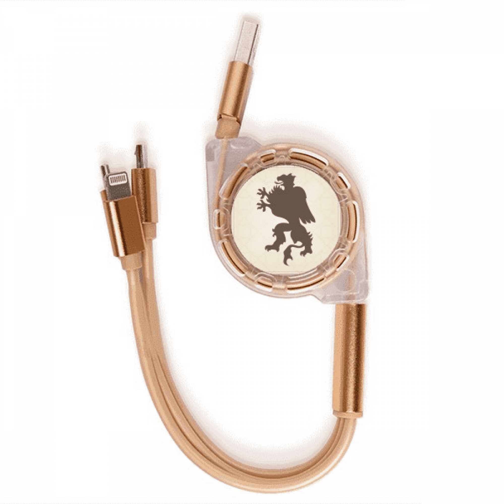 Europ animales emblema nacional Cheetah Cable de carga telescópico ...