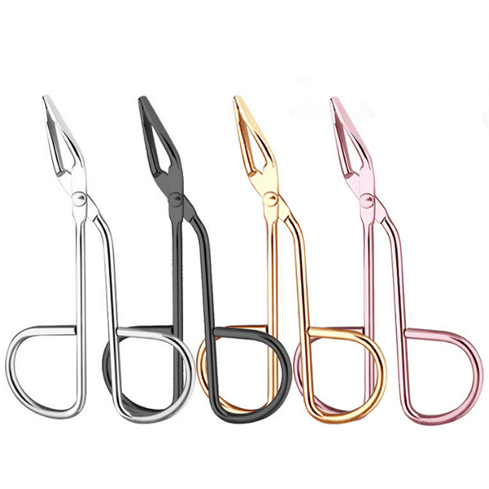 ER Pinzas profesionales para cejas de acero inoxidable, 4 Uds., pinzas ...