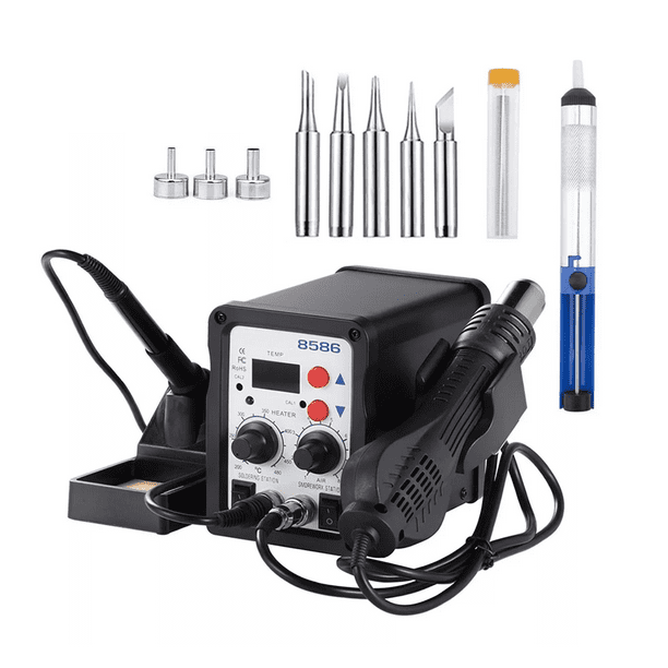 Estación De Soldadura 2 En 1 Pistola De Aire Y Cautín | Bodega Aurrera en línea