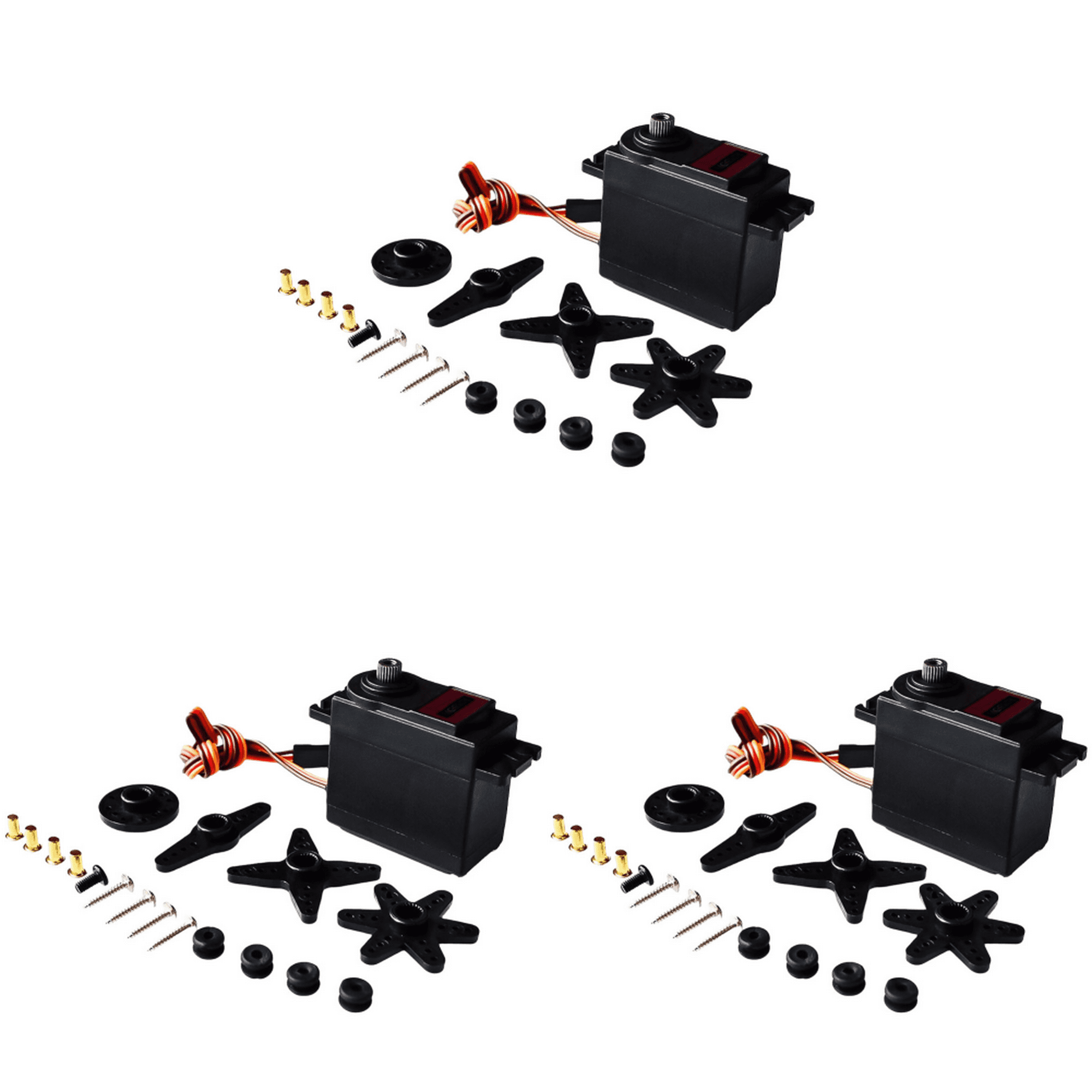 3uds. Metal digital para helicóptero modelo Futaba JR Car RC (MG995 360 ...