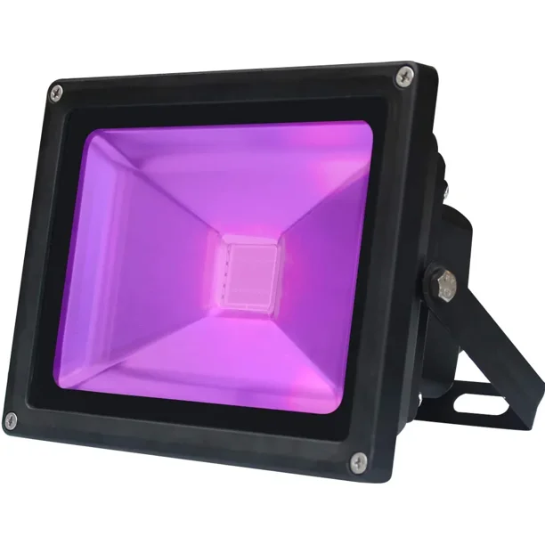 Luz negra UV, foco LED de 20 W, luz violeta impermeable IP66 ...