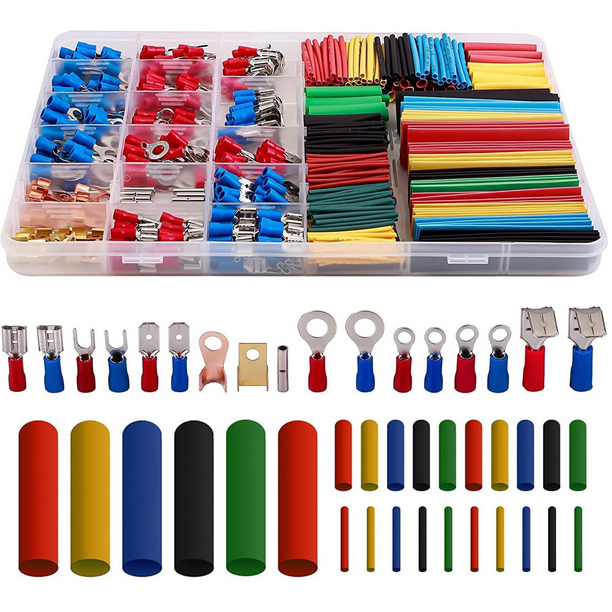 Set 678 Terminales Aisladas Conectores Para Cable Eléctrico colores ...