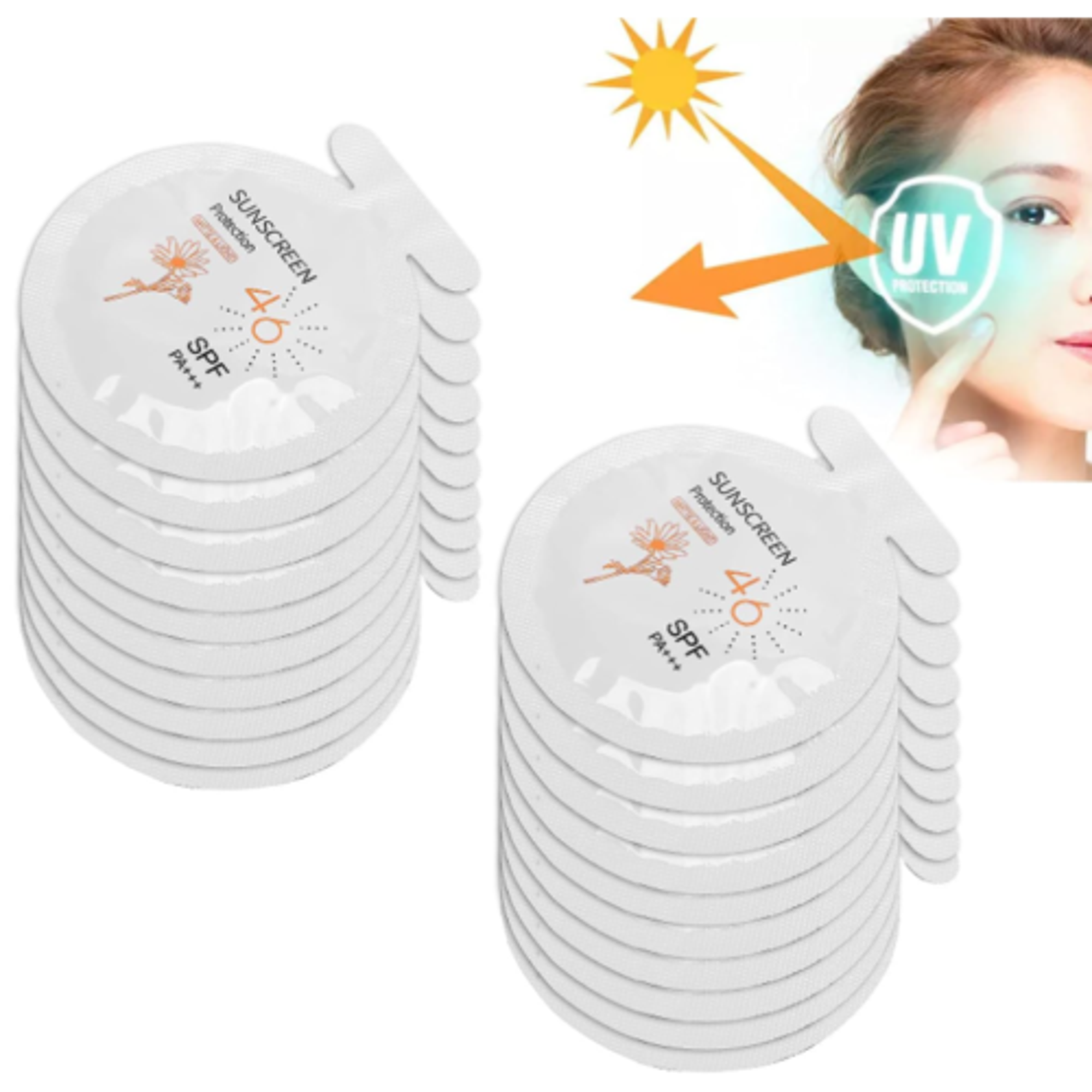 Vitamin E Sunscreen Essence SPF50 PA+++ Hidratante Diario Rostro Piel ...