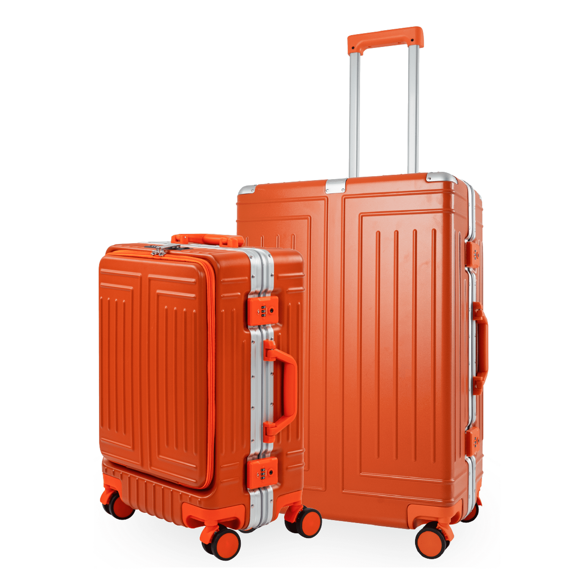 Set de 2 Maletas Premium 20 y 26 Pulgadas Equipaje de mano Con Candado ...