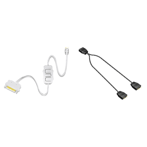 Cable de Control RGB SATA a 5V, 3 pines, fuente de alimentación SATA ...