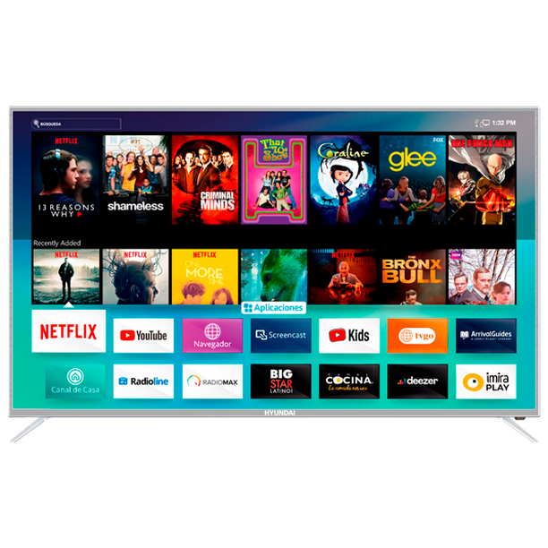 TV Hyundai Hyundai 58 Pulgadas UHD / 4K Smart TV LED HYLED5804N4KM ...