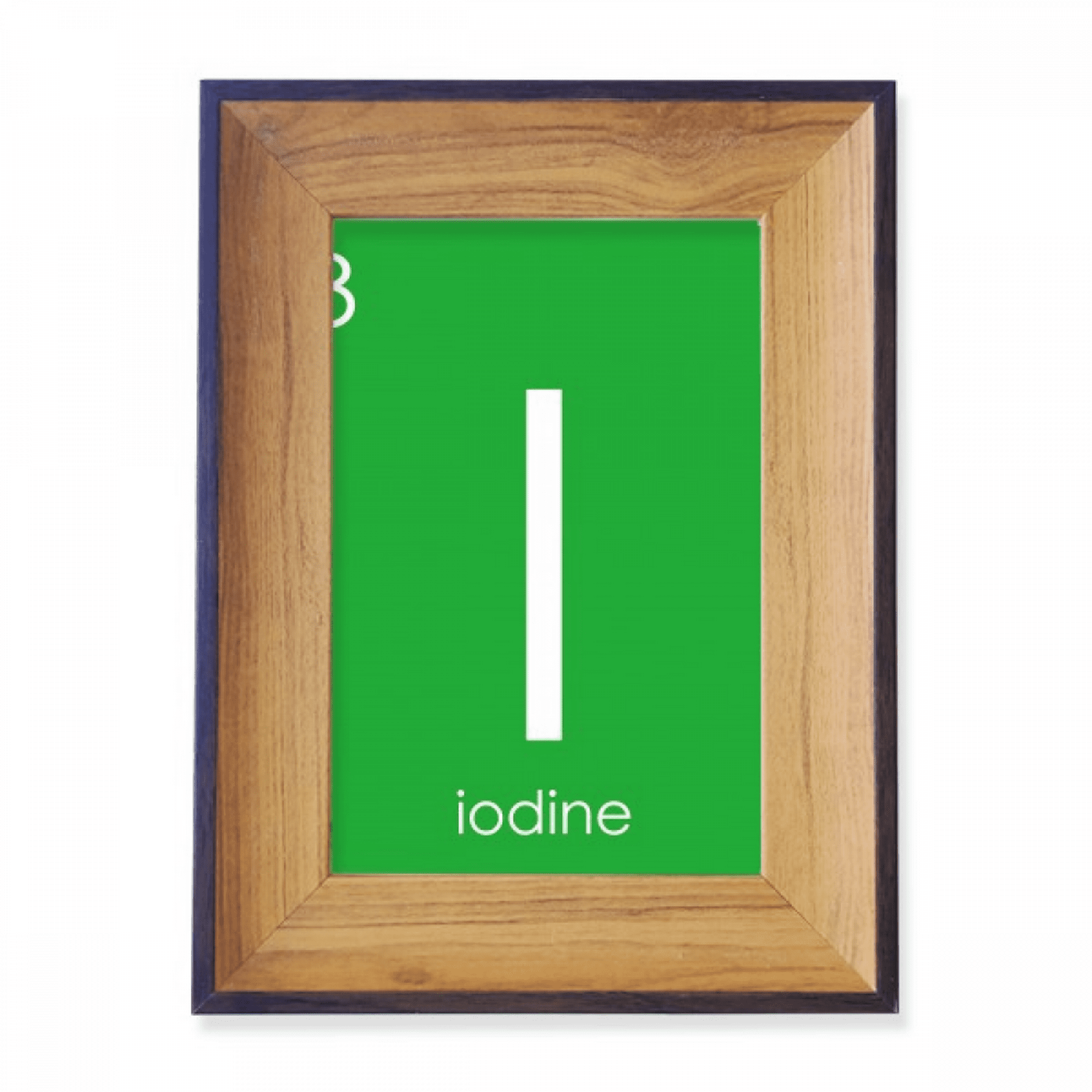 La química de elementos halógenos yodo I período mesa elemento Marco de ...