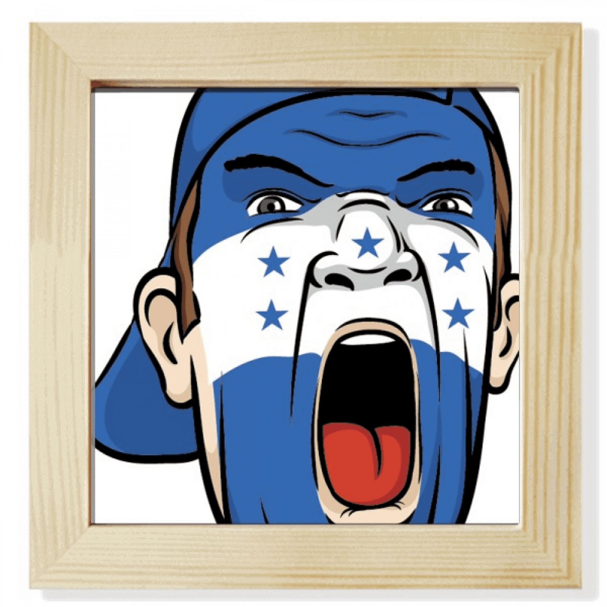 Honduras Flag maquillaje Facial Mask gritando Cap Pantalla de ...