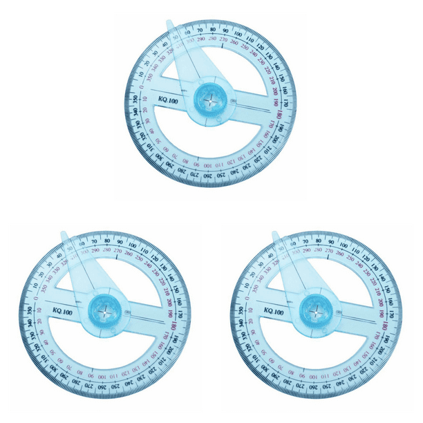 Todo transportador circular 10 cm puntero de 360 grados regla buscador ...