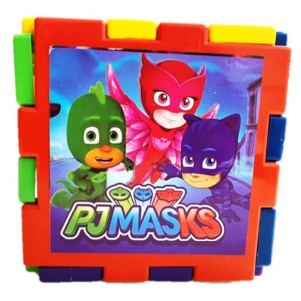 Cubo Armable PJ Mask con Figuras Geométricas Juguete Educativo de ...