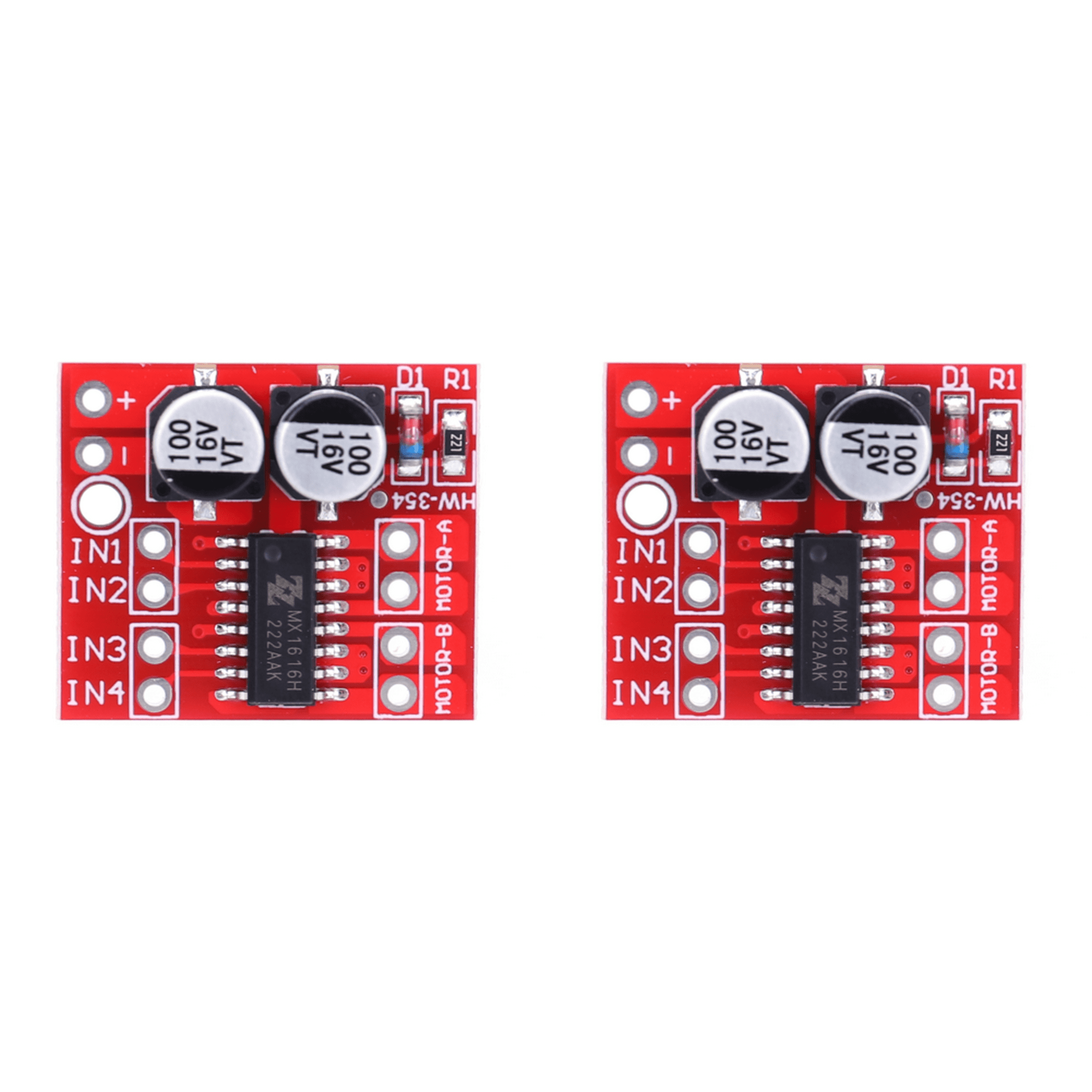 L298N DC Motor Drive Controlador Módulo PWM Velocidad Mini 2.5A ...