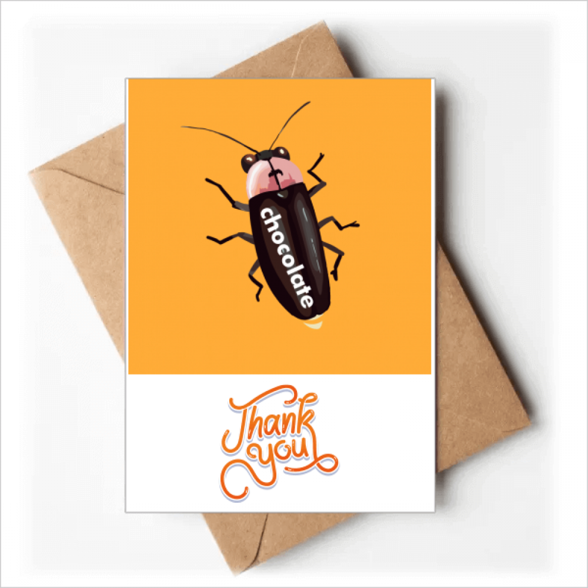 ¡Cucaracha! Cucaracha! Nota en blanco del sobre de la tarjeta de agradecimiento | Bodega Aurrera ...