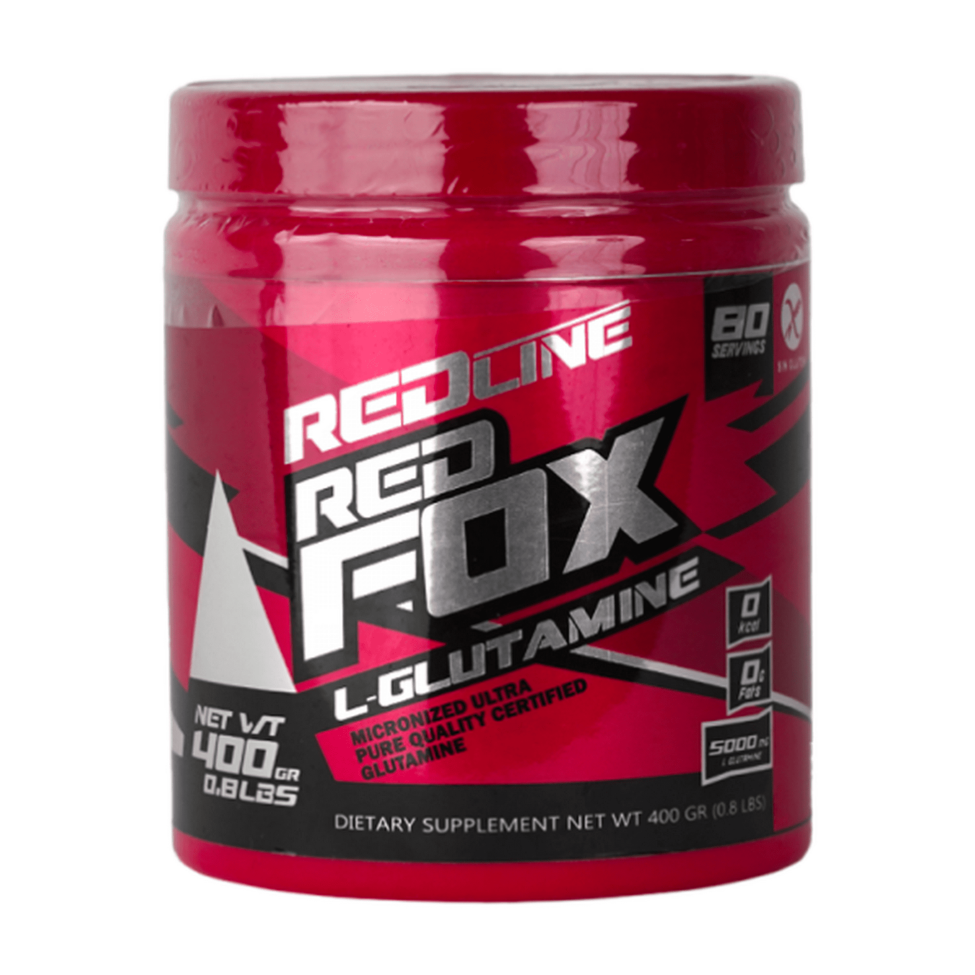 Redline Glutamina Redfox Natural 400gr rojo | Bodega Aurrera en línea