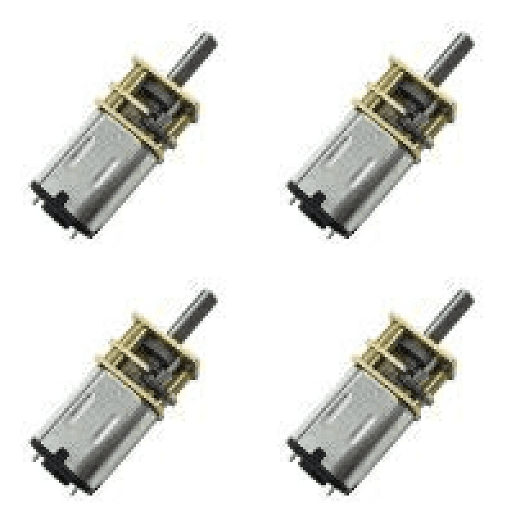 Motor de engranajes DCDC Micro Motores metálicos Reductor eléctrico (6V ...