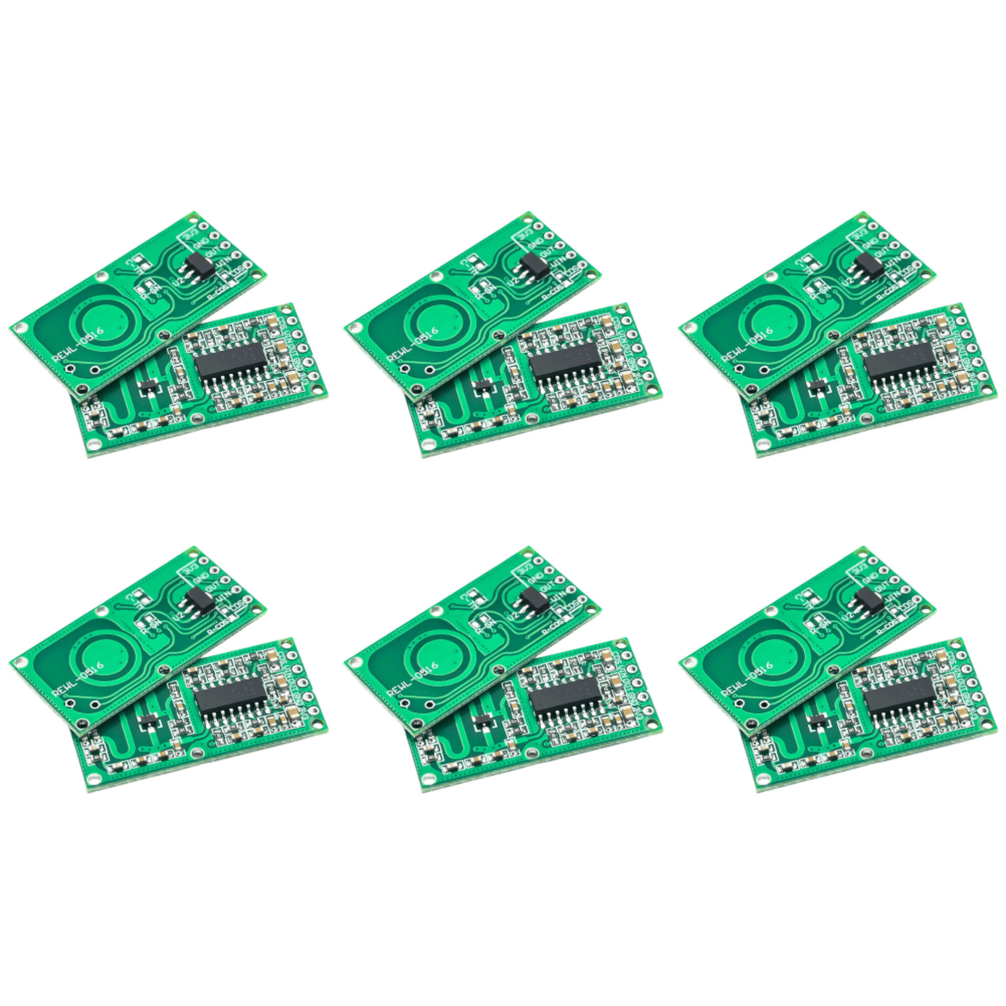 Módulo de interruptor de inducción del cuerpo humano RCWL-0516 100mA 5 ...