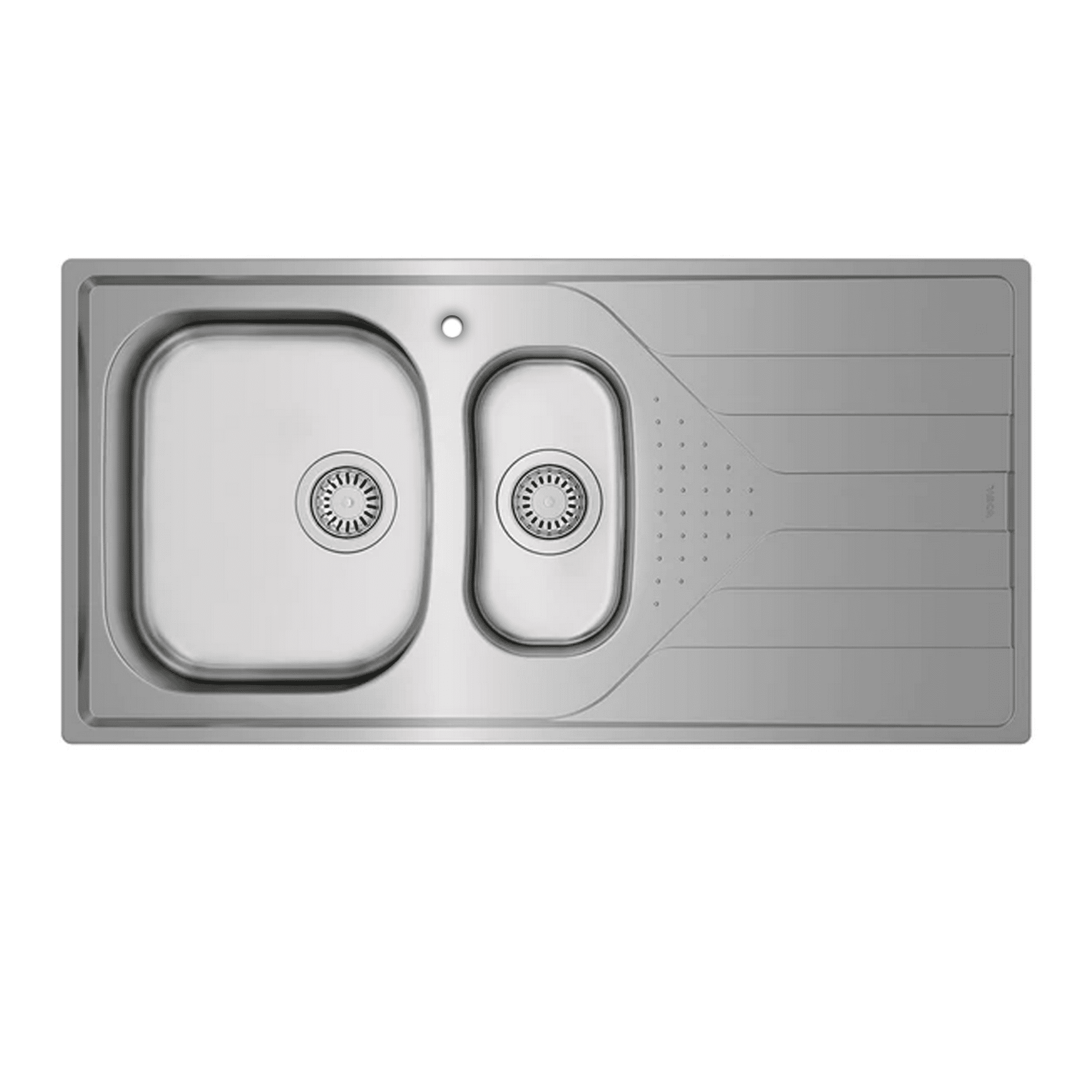 TARJA EMPOTRE ACERO INOX TEKA UNIVERSE 60 T-XP 1½B 1D 2 TINAS 34 CM ...