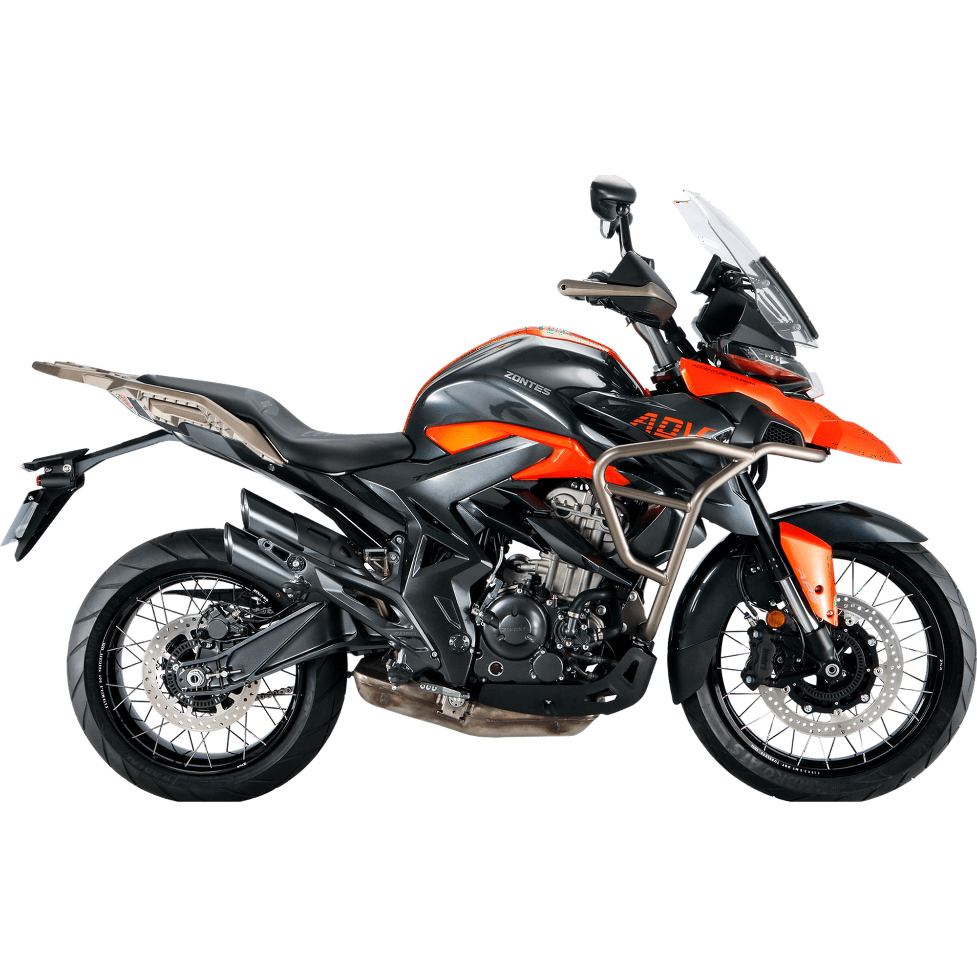 Motocicleta Doble Proposito T2 350 Naranja Zontes T2 350cc Naranja ...