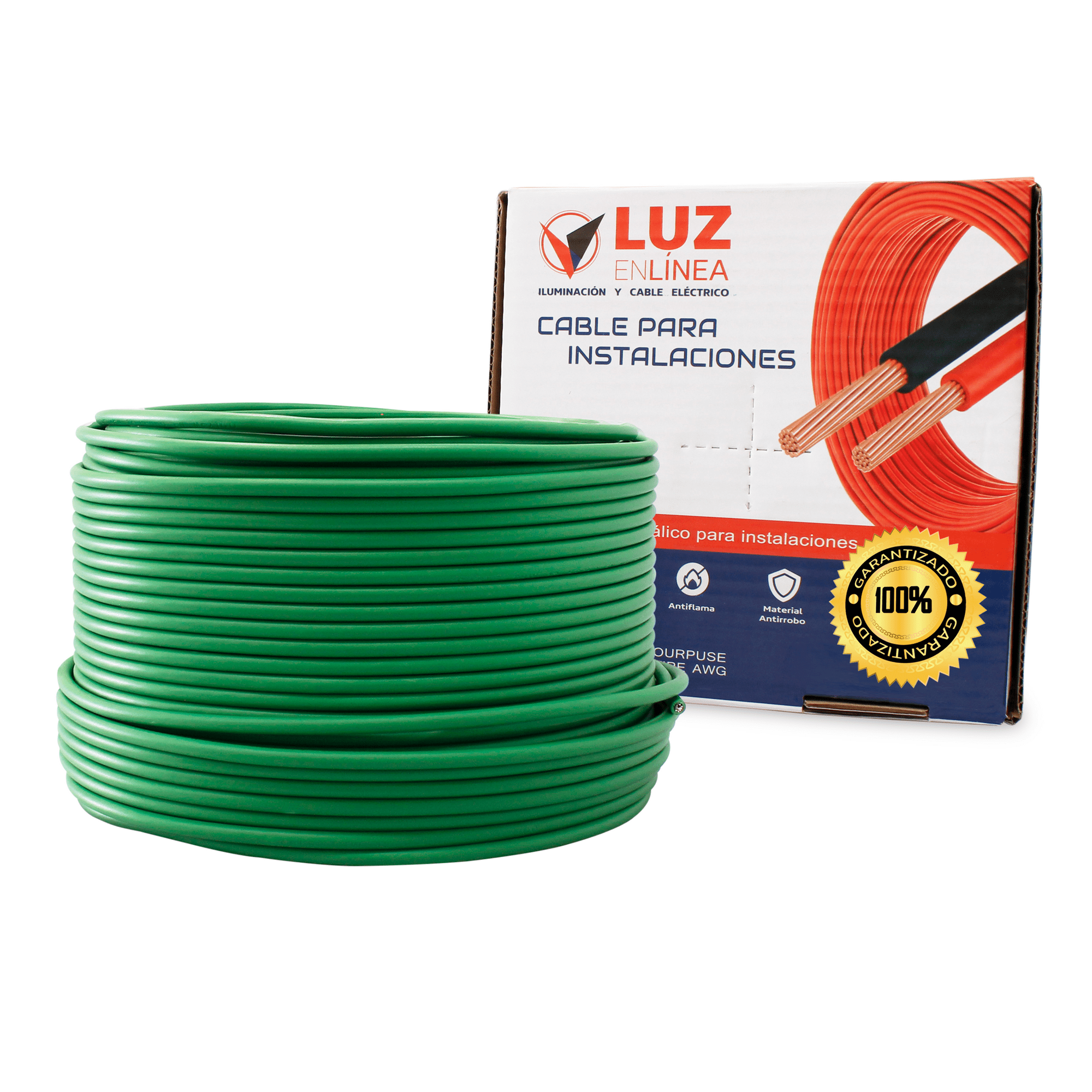 Cable eléctrico calibre 12 caja cerrada con 100m para instalaciones en ...