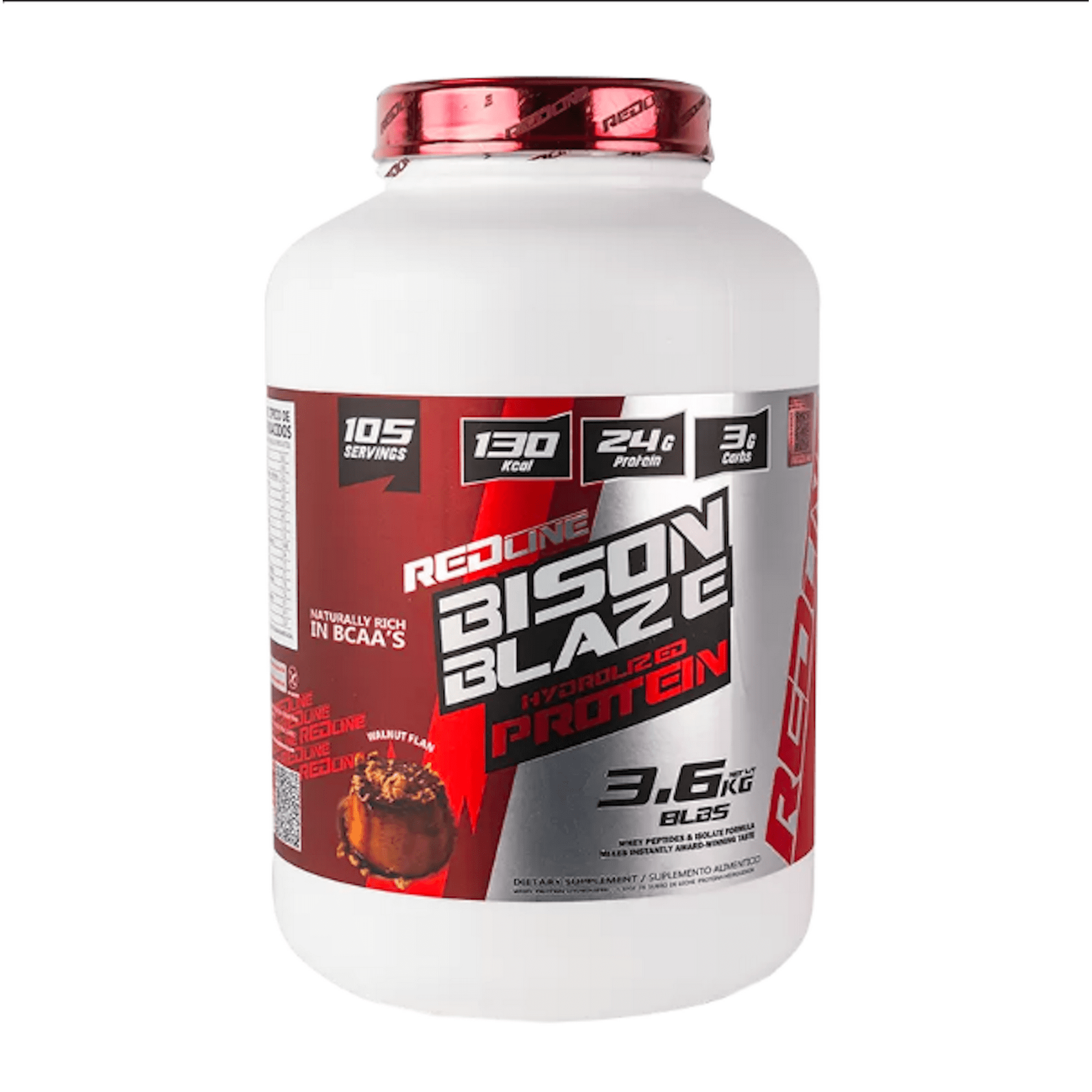 Redline Proteina Hidrolizada Bison Blaze Flan de Nuez 3.6kg | Walmart ...