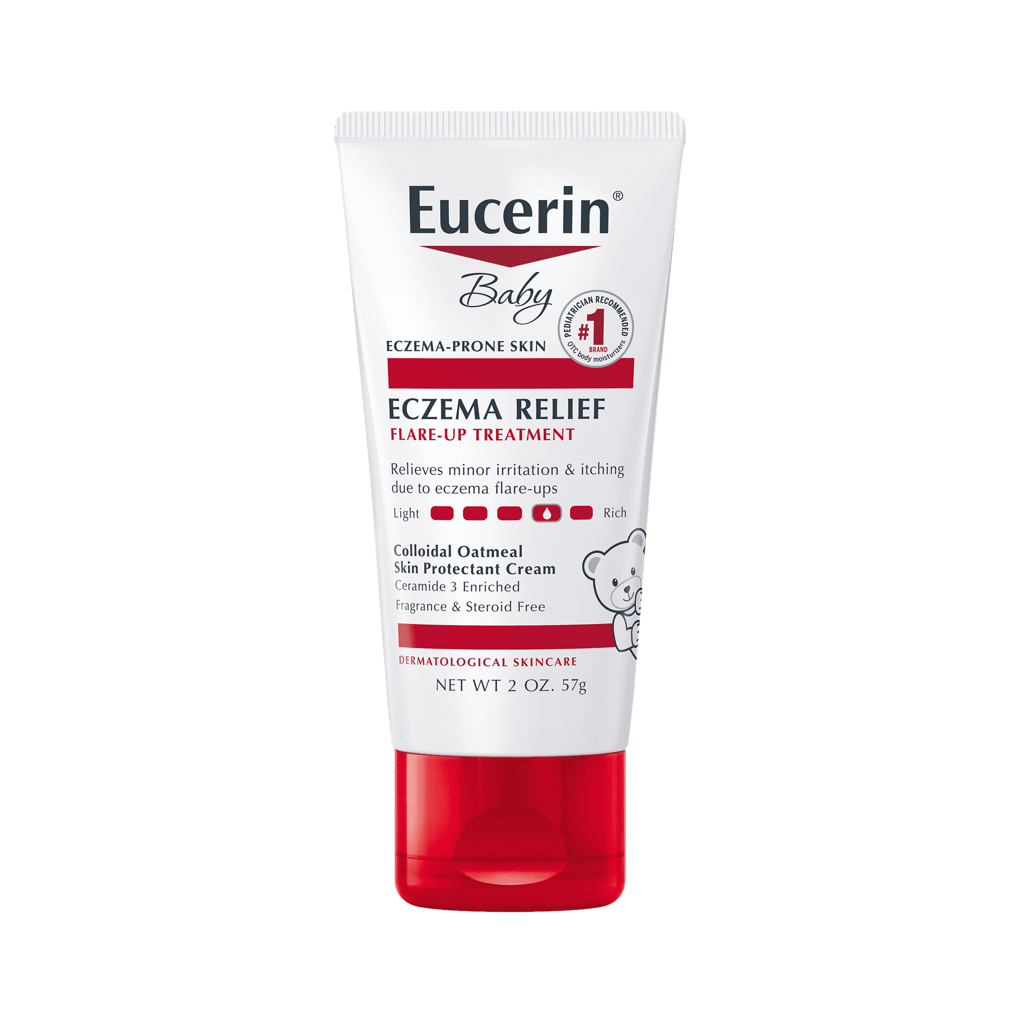 Eucerin Baby Eczema Relief Tratamiento para brotes, crema para eczema ...