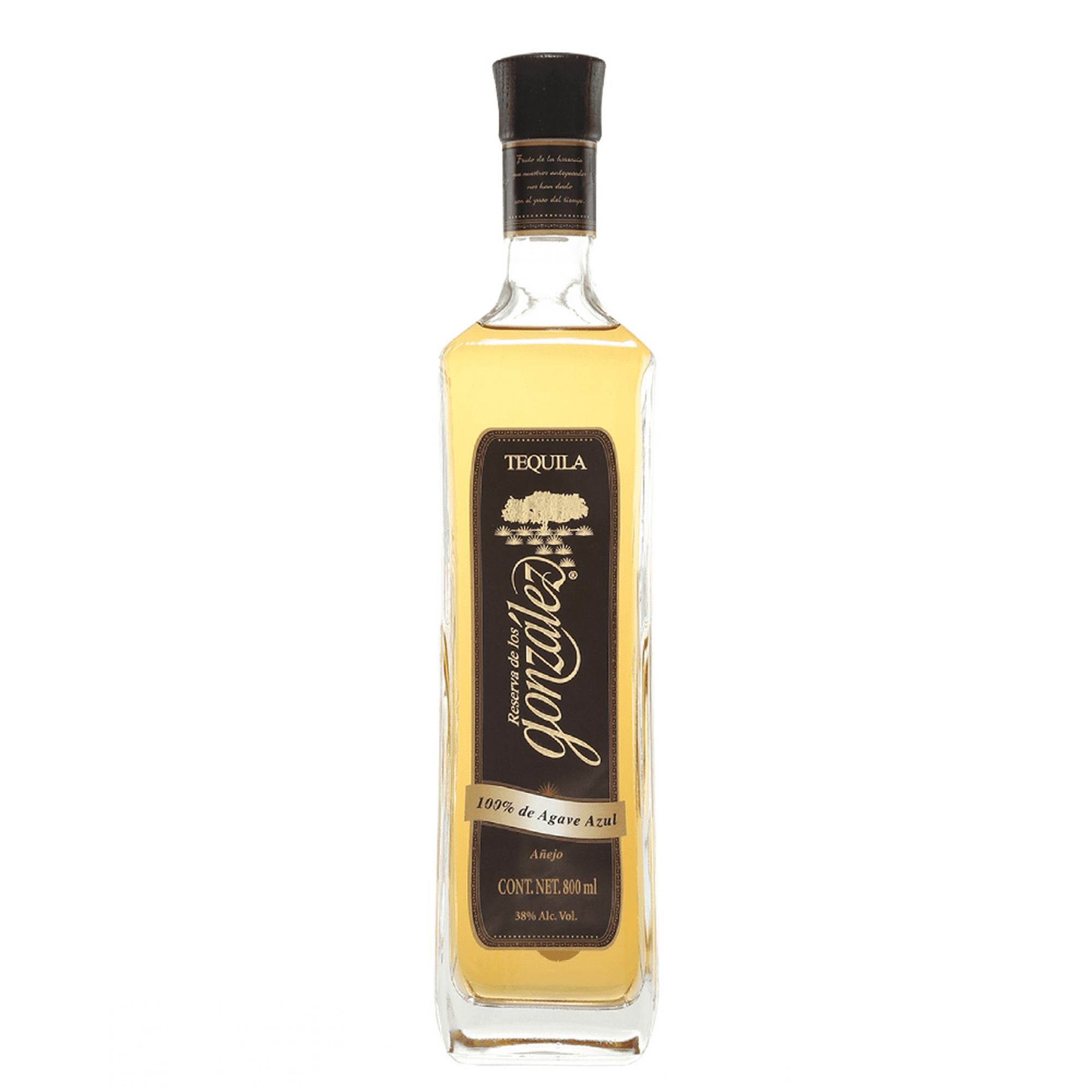 Pack de 4 Tequila Reserva De Los Gonzalez Añejo 800 ml Reserva De Los ...