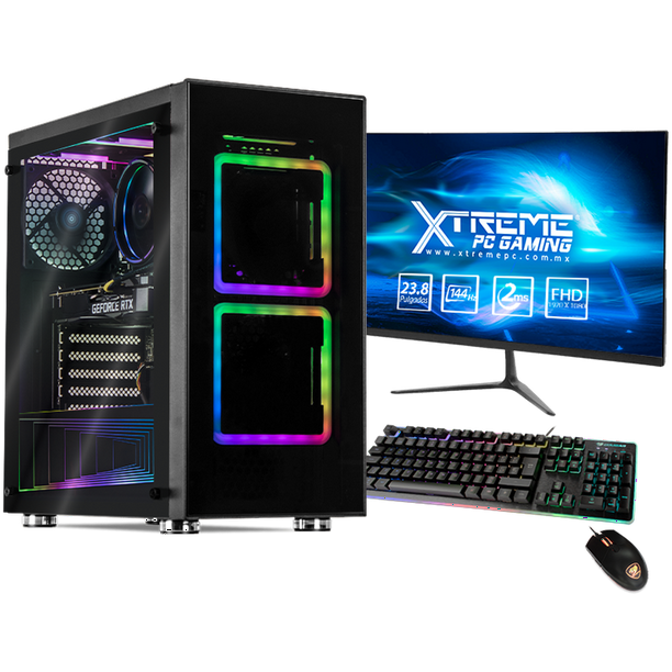 Xtreme PC Gamer Geforce RTX 3060 Ryzen 7 16GB SSD 500GB 2TB Monitor 23. ...